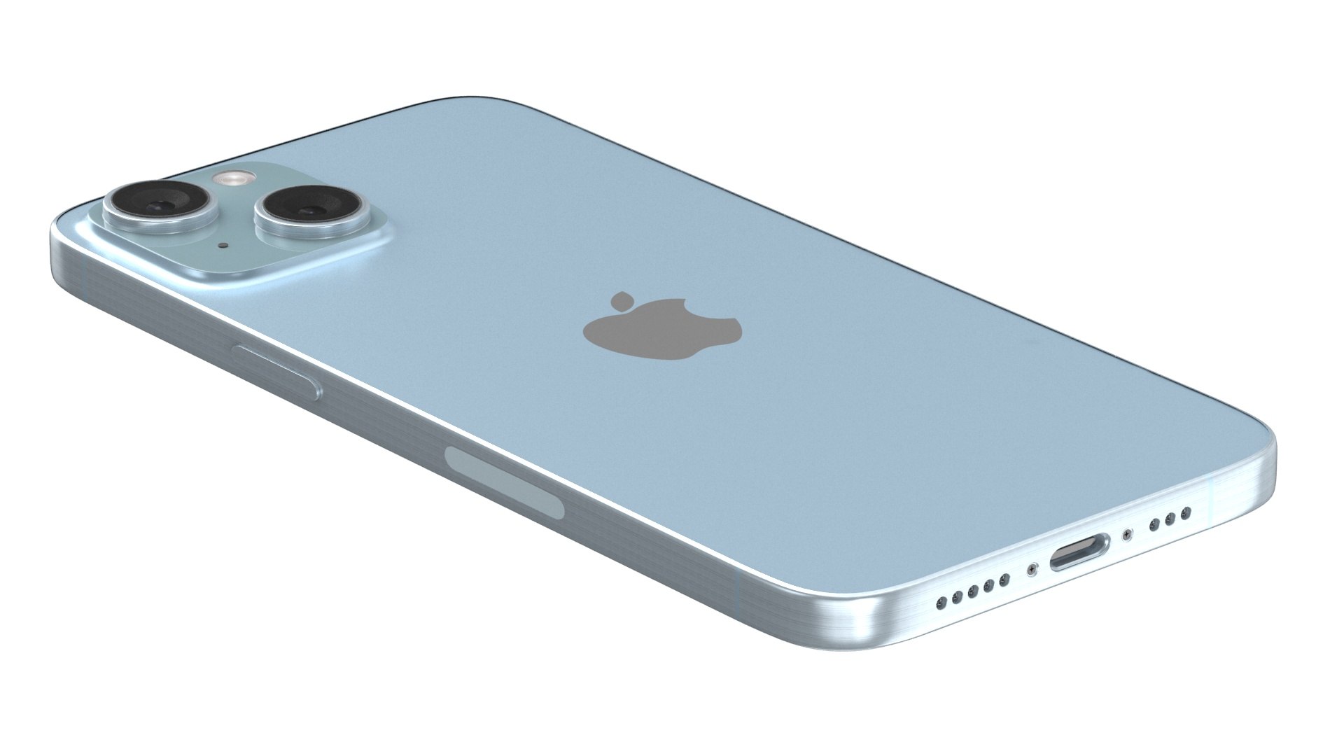 Apple IPhone 15 Plus Blue 3D Model - TurboSquid 2260117