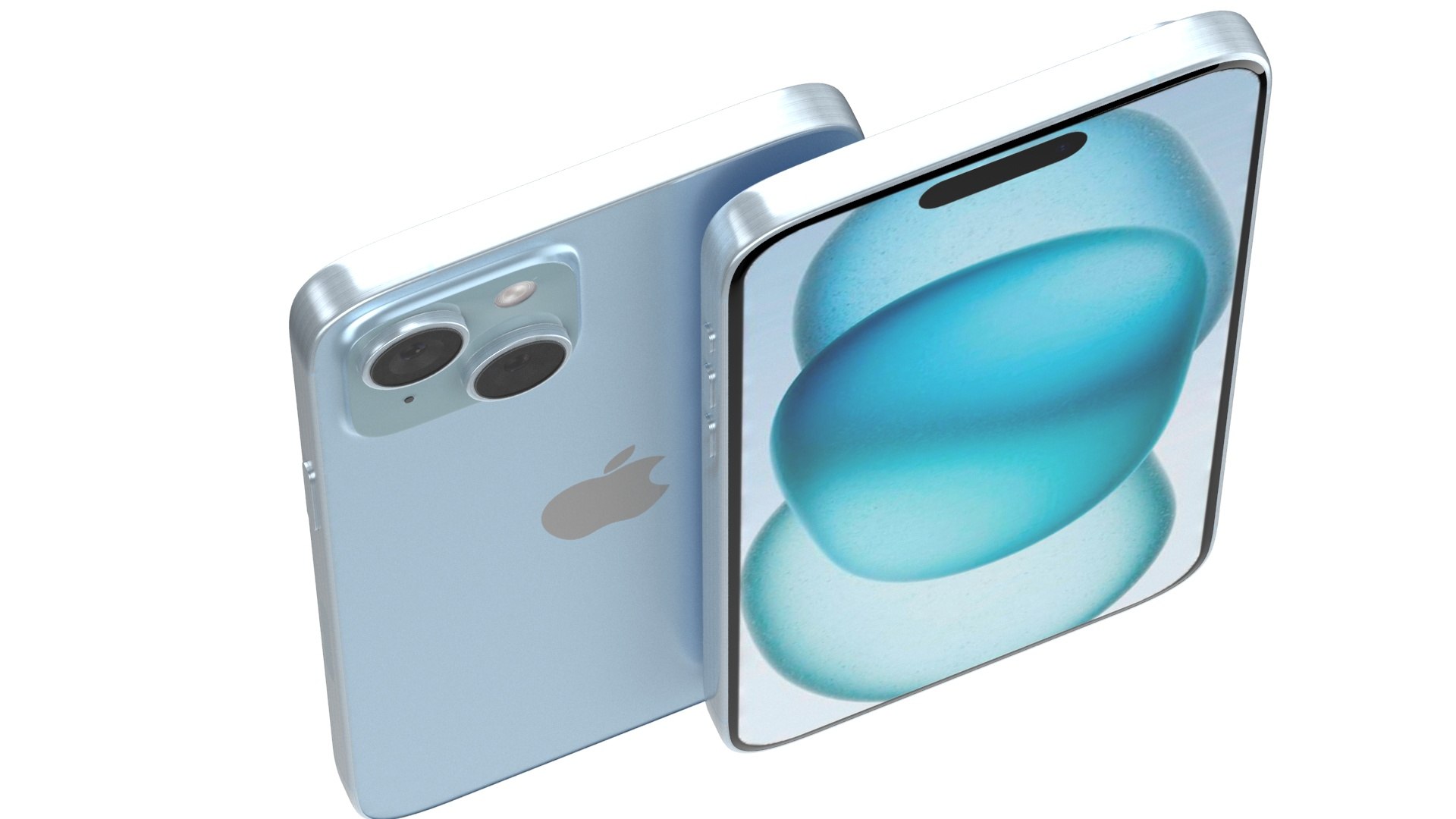 Apple IPhone 15 Plus Blue 3D Model - TurboSquid 2260117