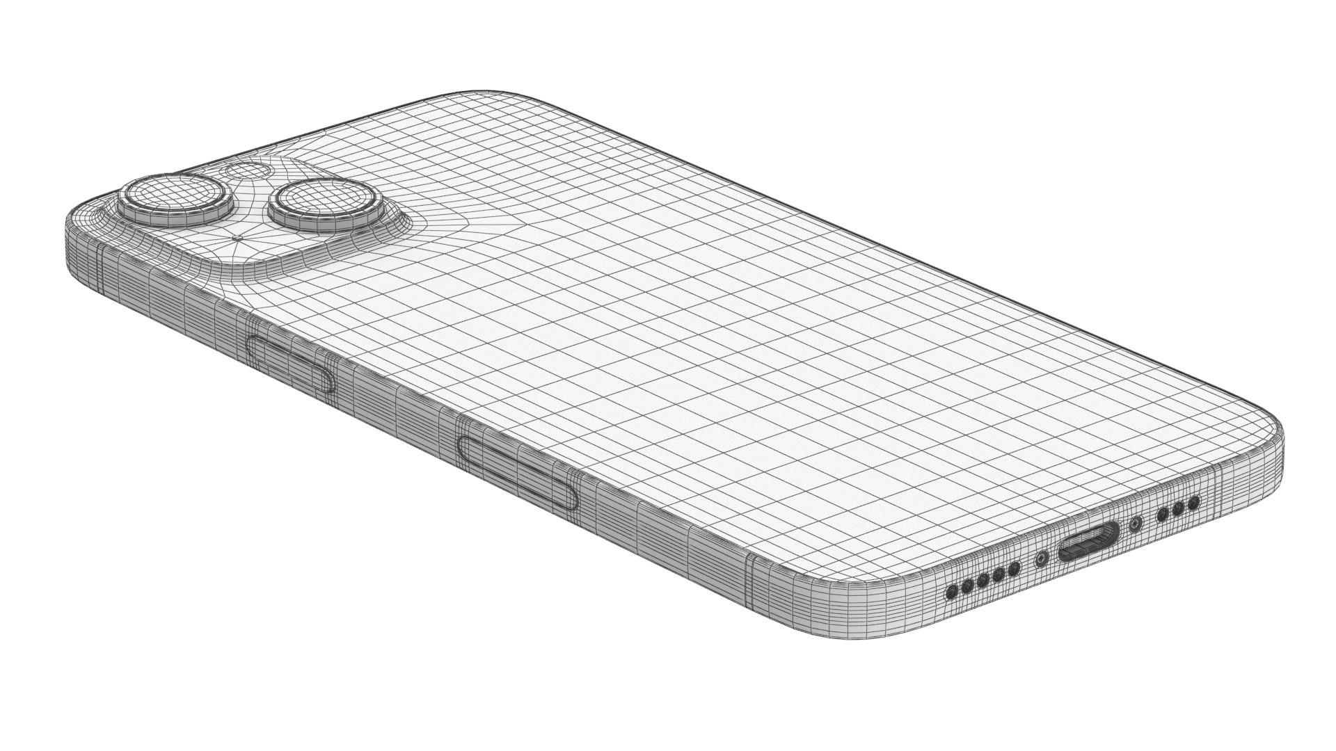 Apple IPhone 15 Plus Blue 3D Model - TurboSquid 2260117