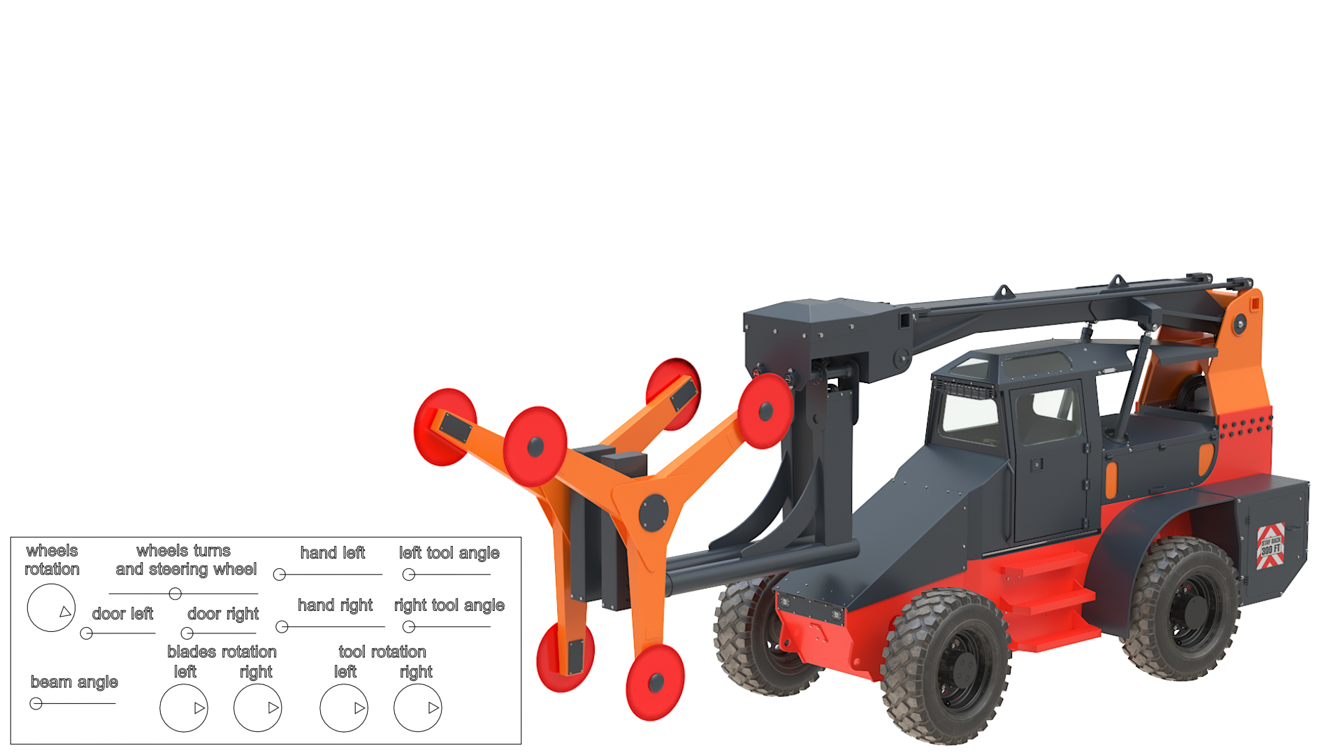 3D Tree Cutter Machine Rigged - TurboSquid 2390570