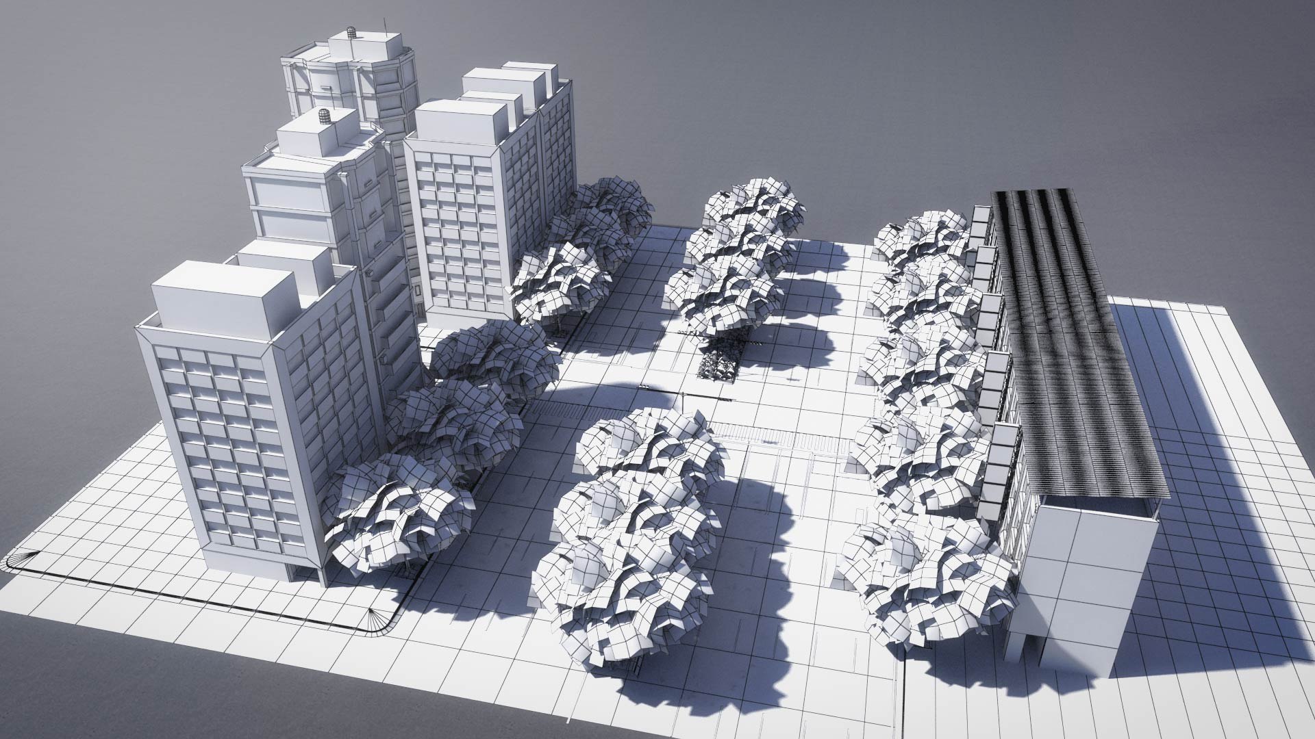 3D TW Street 12 Lanes Model - TurboSquid 2333886