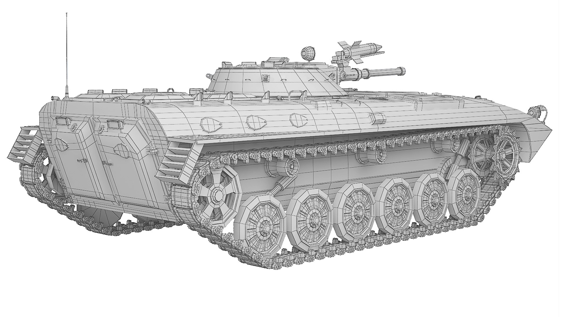 3D BMP 1 1967 Model - TurboSquid 1885544