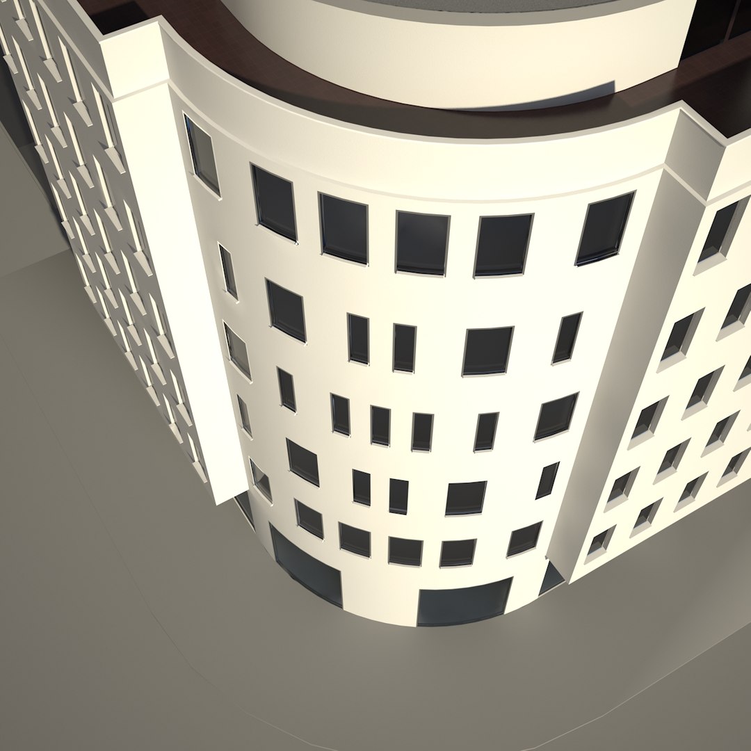 3d Corner Building