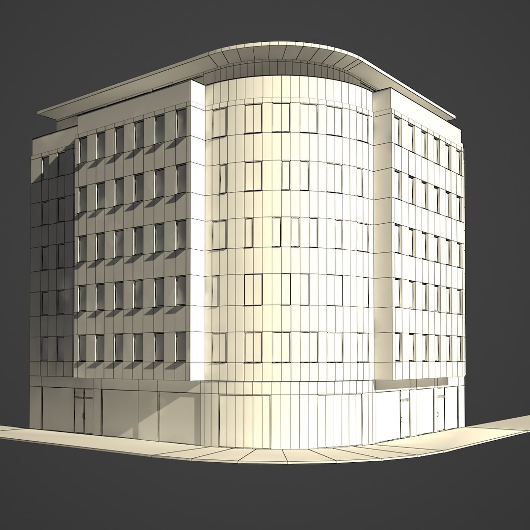 3d Corner Building