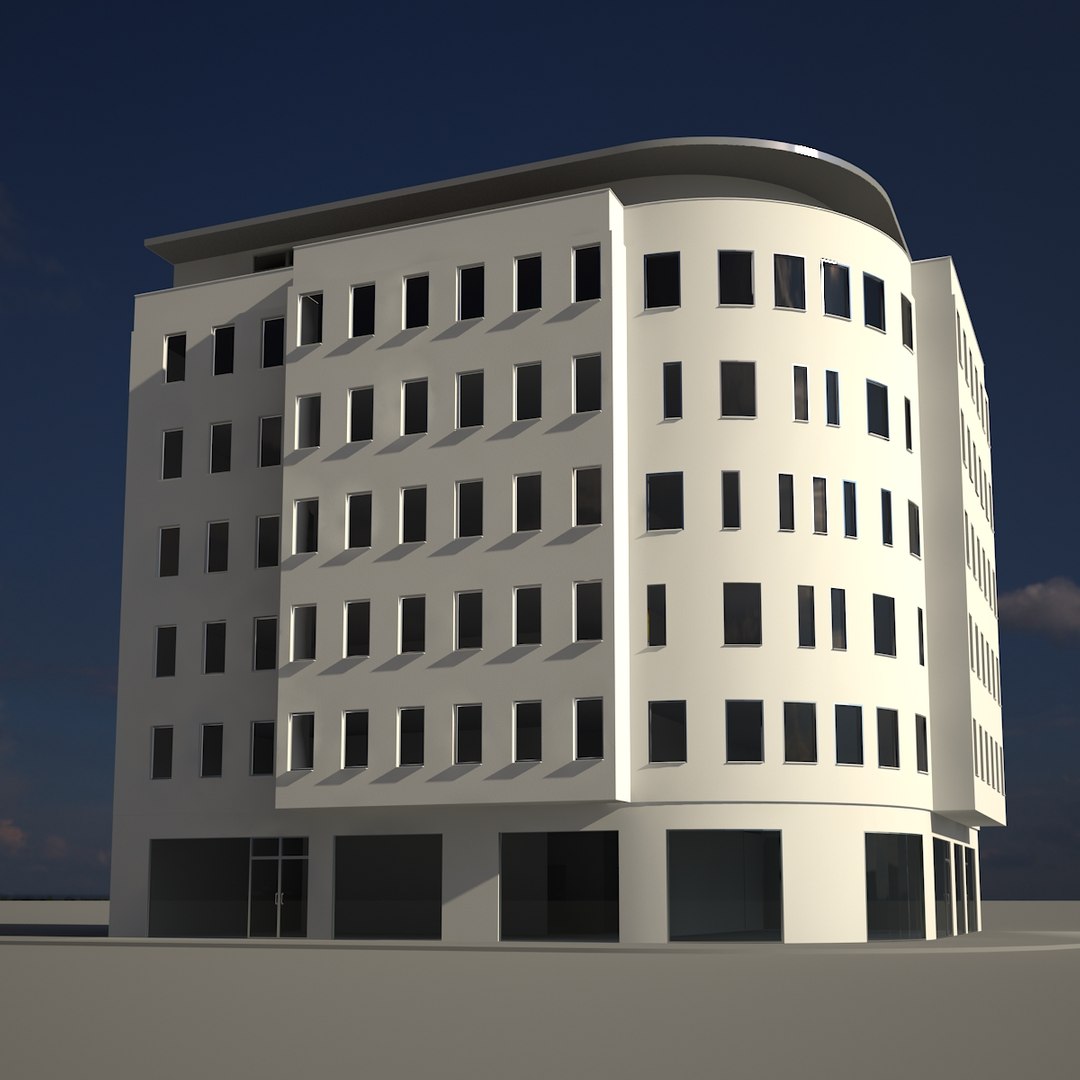3d Corner Building