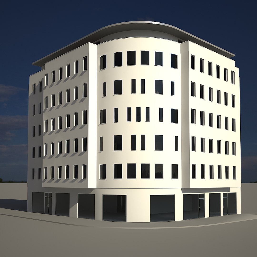 3d Corner Building