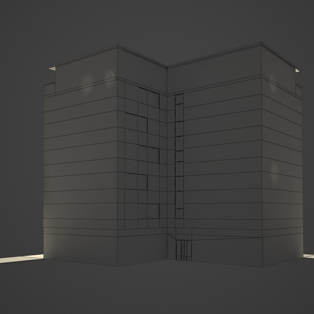 3d Corner Building