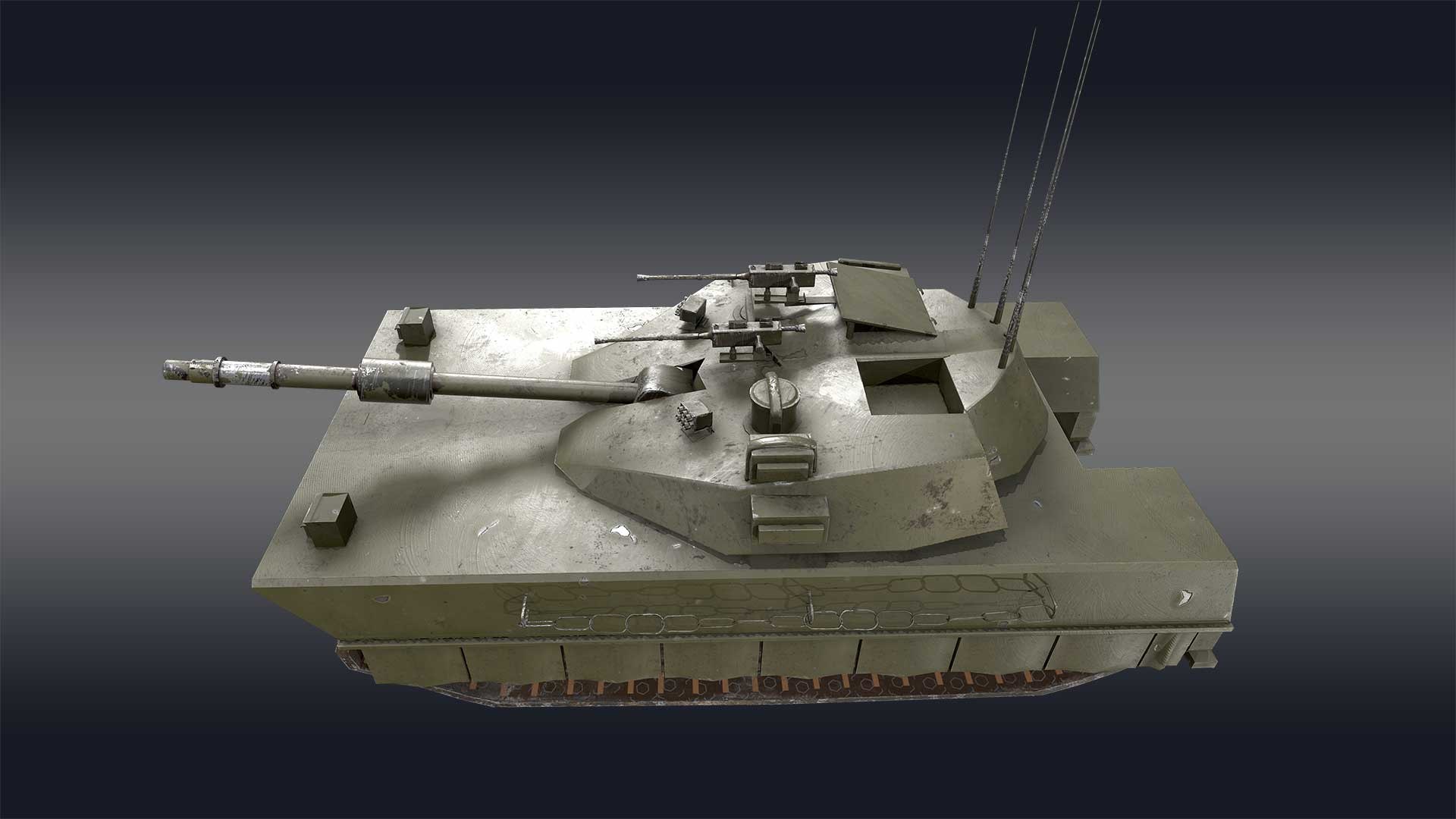M1 Abrams Tank Model - TurboSquid 2119266