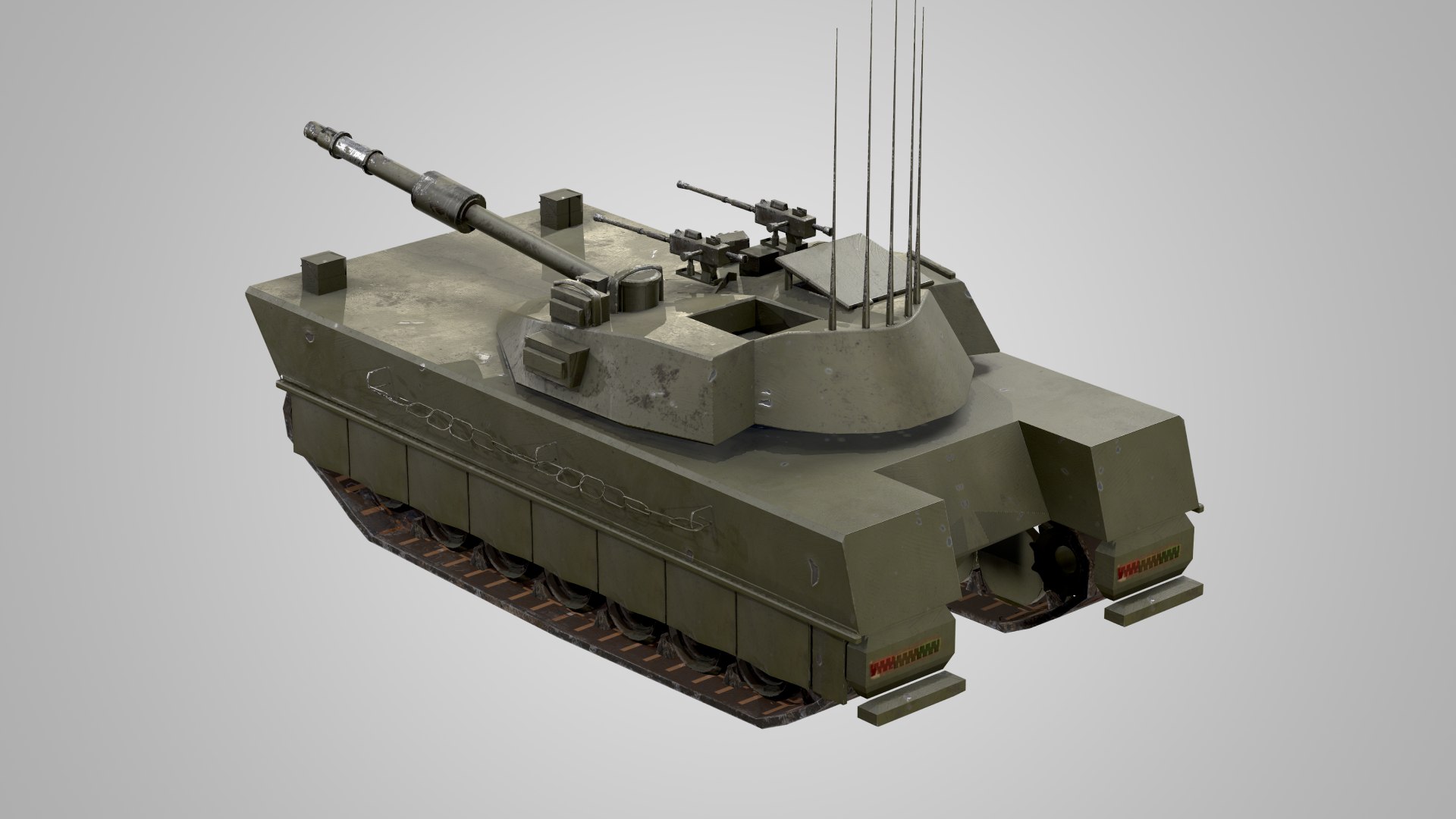 M1 Abrams Tank Model - TurboSquid 2119266