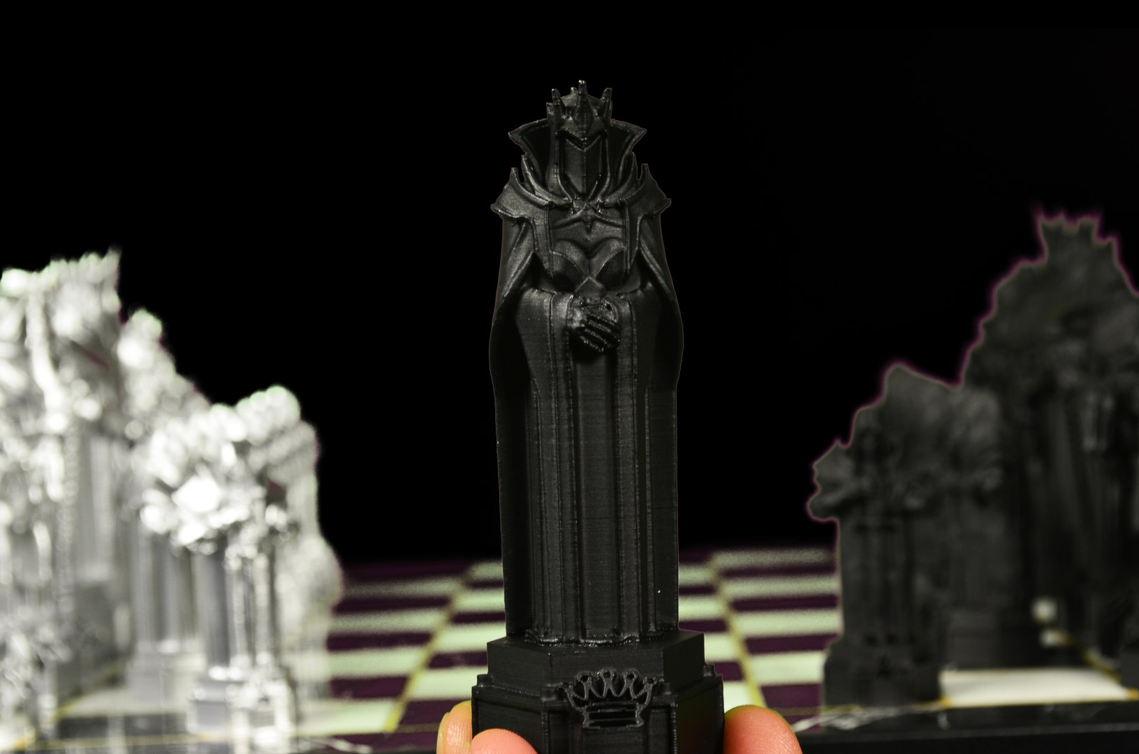 3D Knight - Crusader V2 Chess Set - 12 Chess Pieces Model - TurboSquid ...