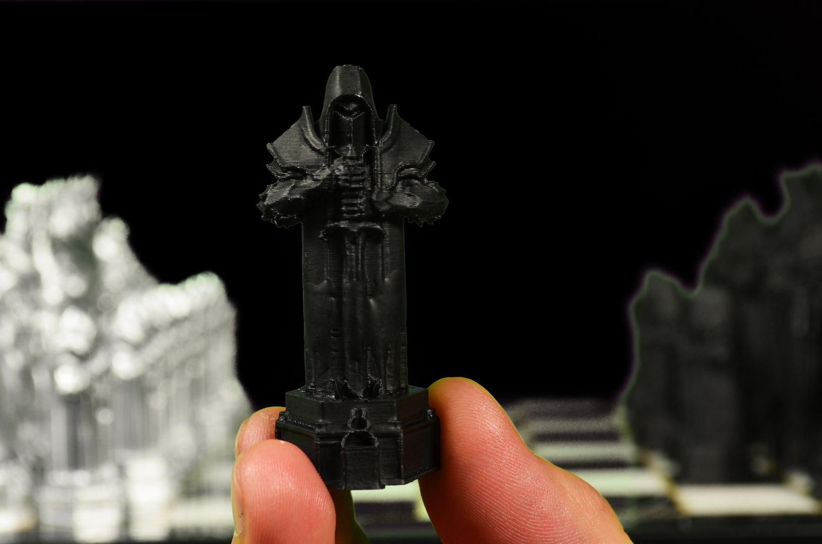 3D Knight - Crusader V2 Chess Set - 12 Chess Pieces Model - TurboSquid ...