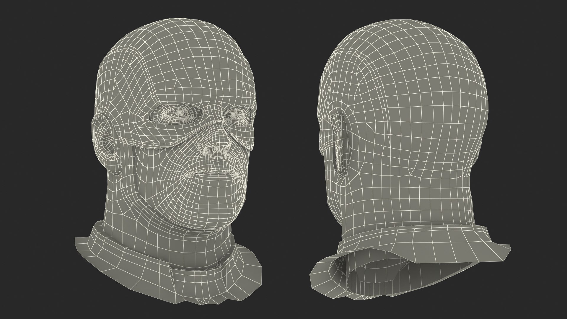 3D Cartoon Captain America Head - TurboSquid 2058198