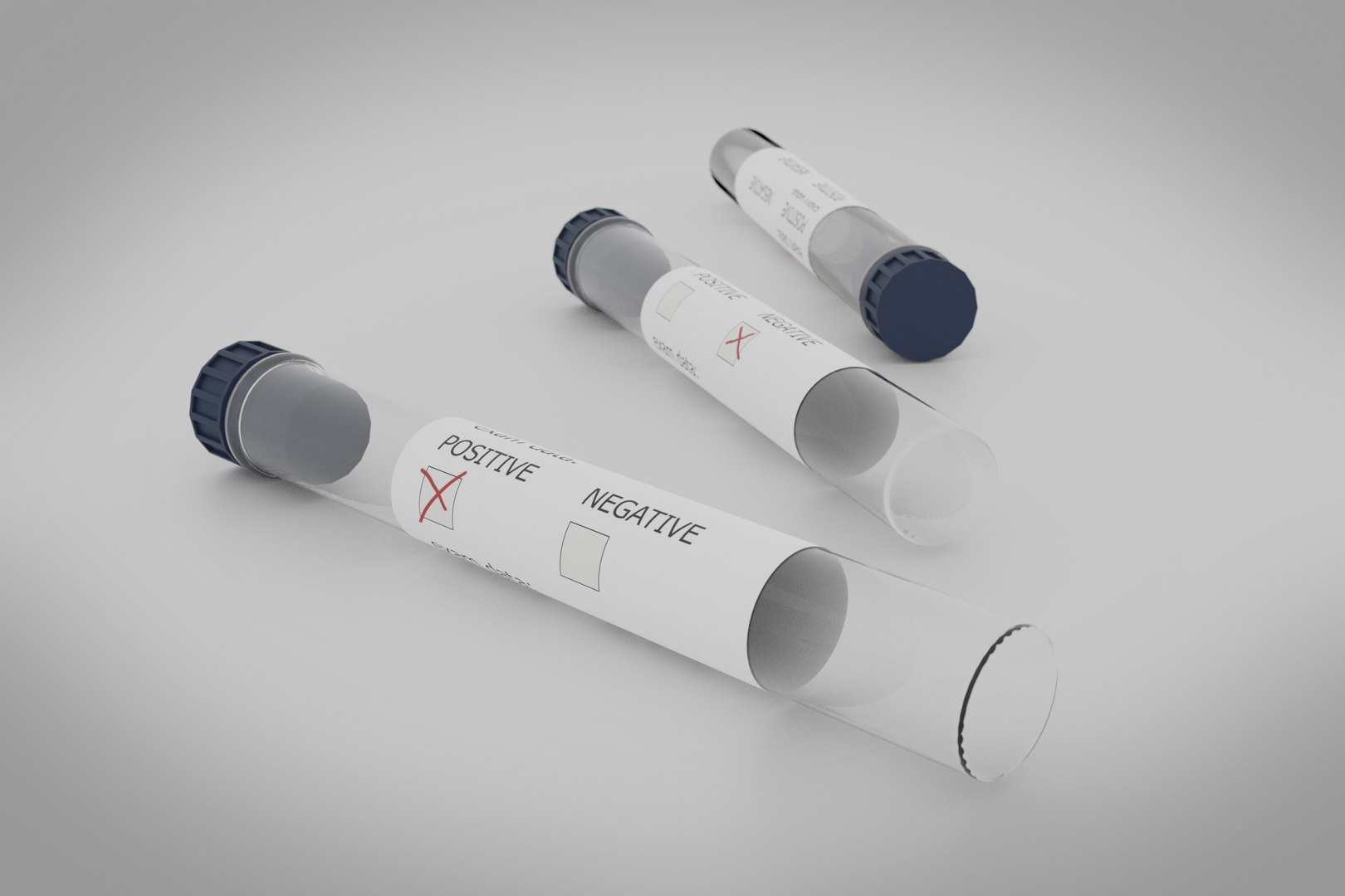 Blood Test Tubes Modeled 3D Model - TurboSquid 1533527