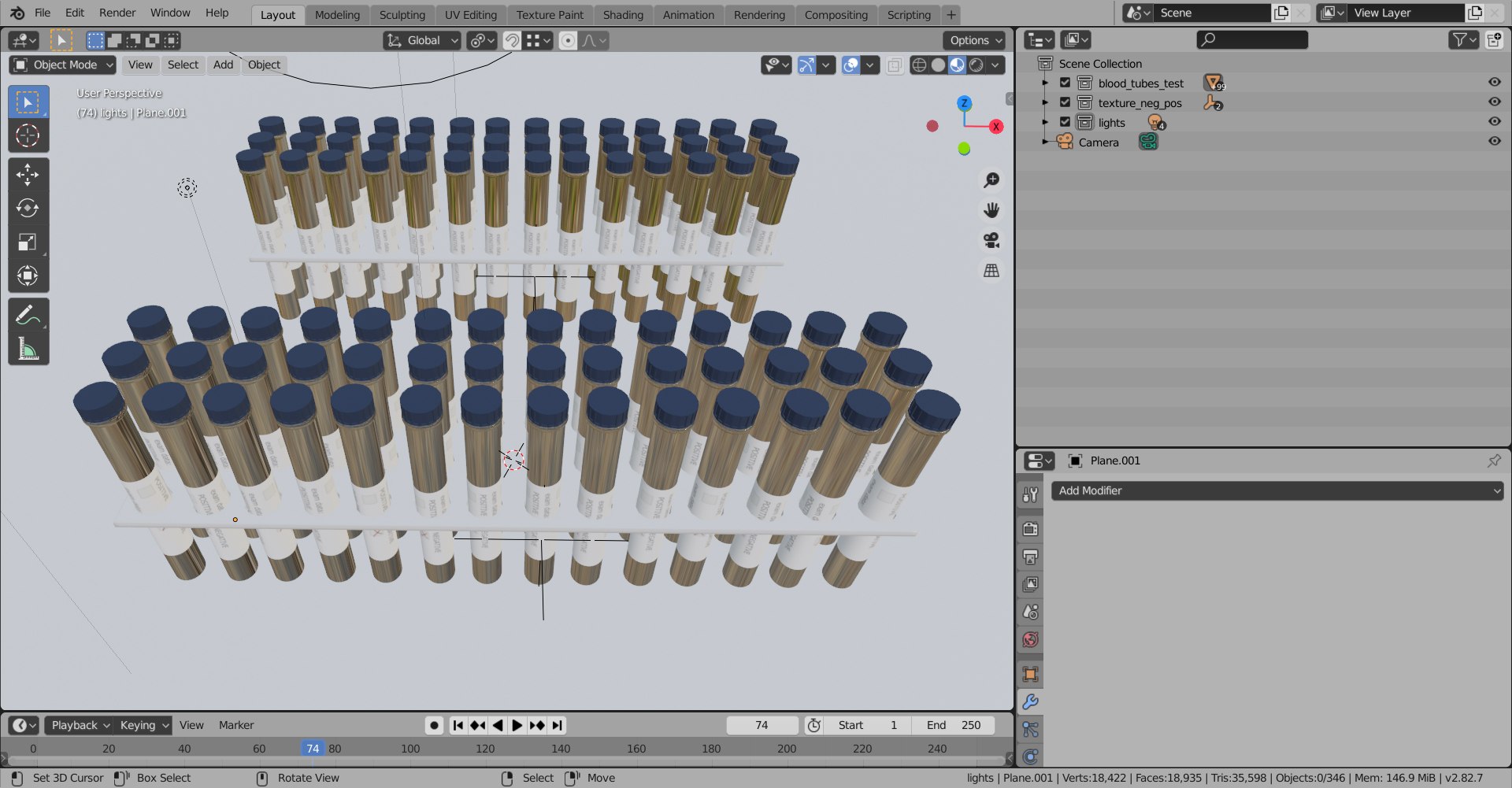 Blood Test Tubes Modeled 3D Model - TurboSquid 1533527