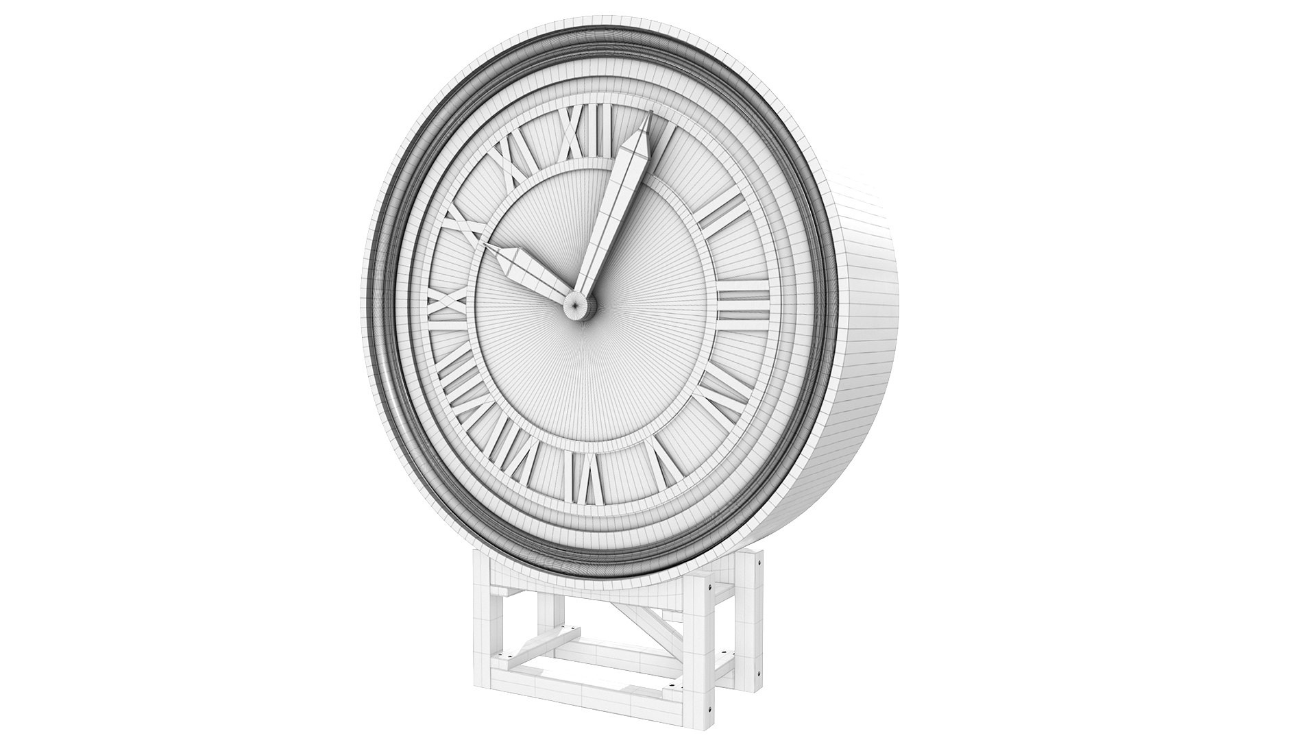 3D Back To The Future 3- Court CLOCK - TurboSquid 2180228