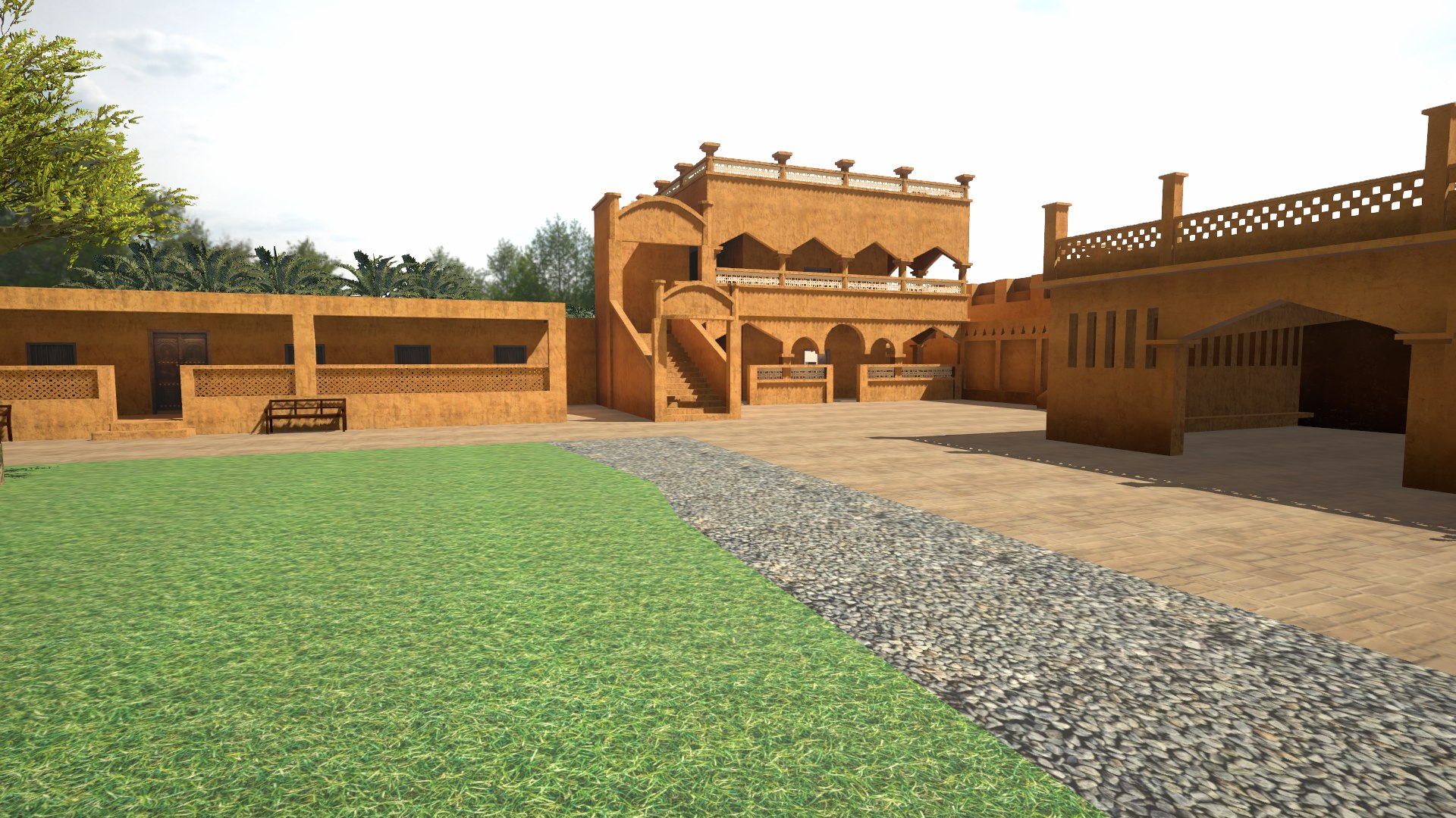 3D Al Ain Museum - TurboSquid 2149800