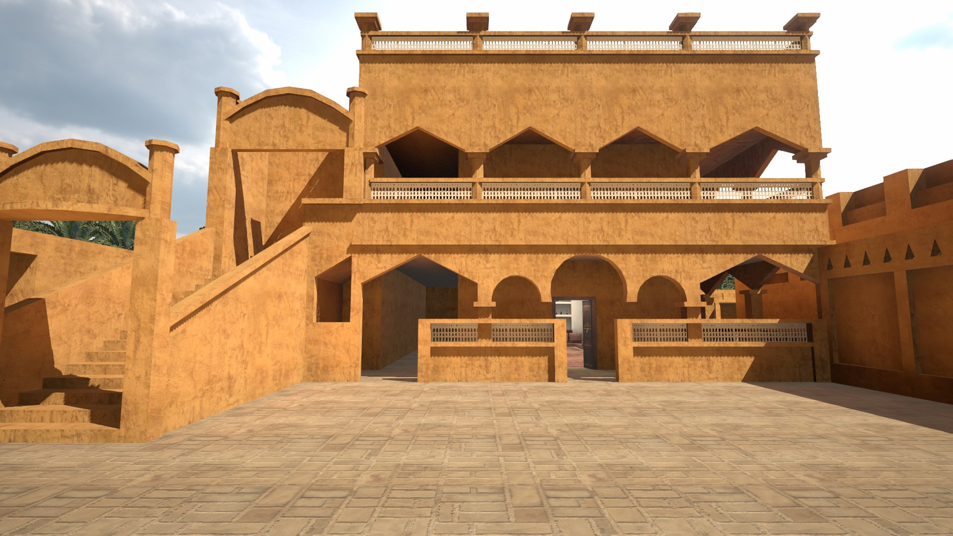 3D Al Ain Museum - TurboSquid 2149800