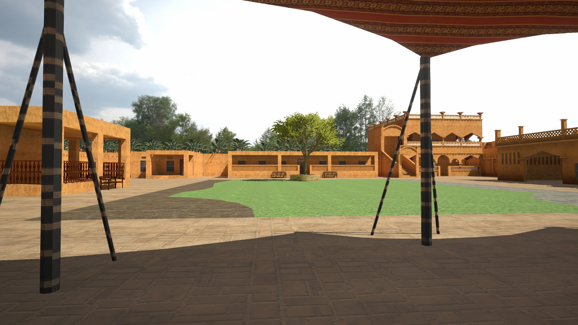 3D Al Ain Museum - TurboSquid 2149800