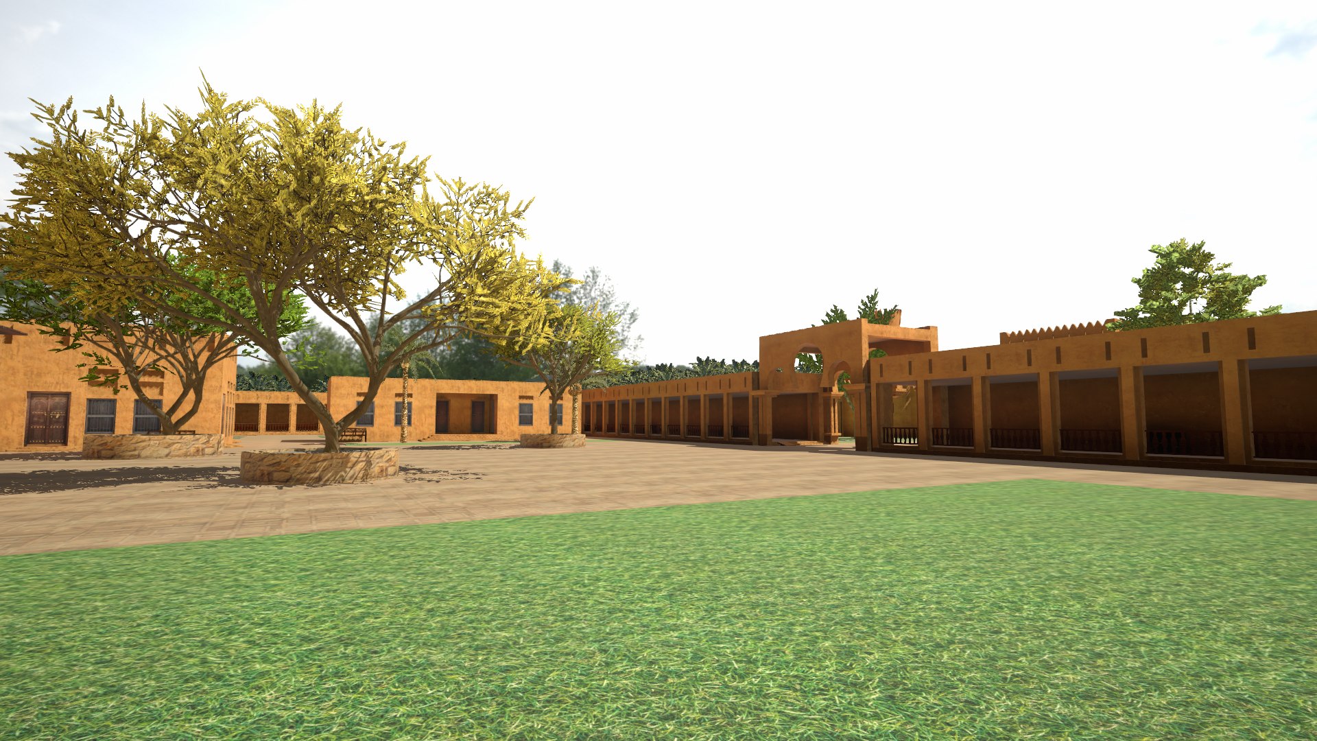 3D Al Ain Museum - TurboSquid 2149800