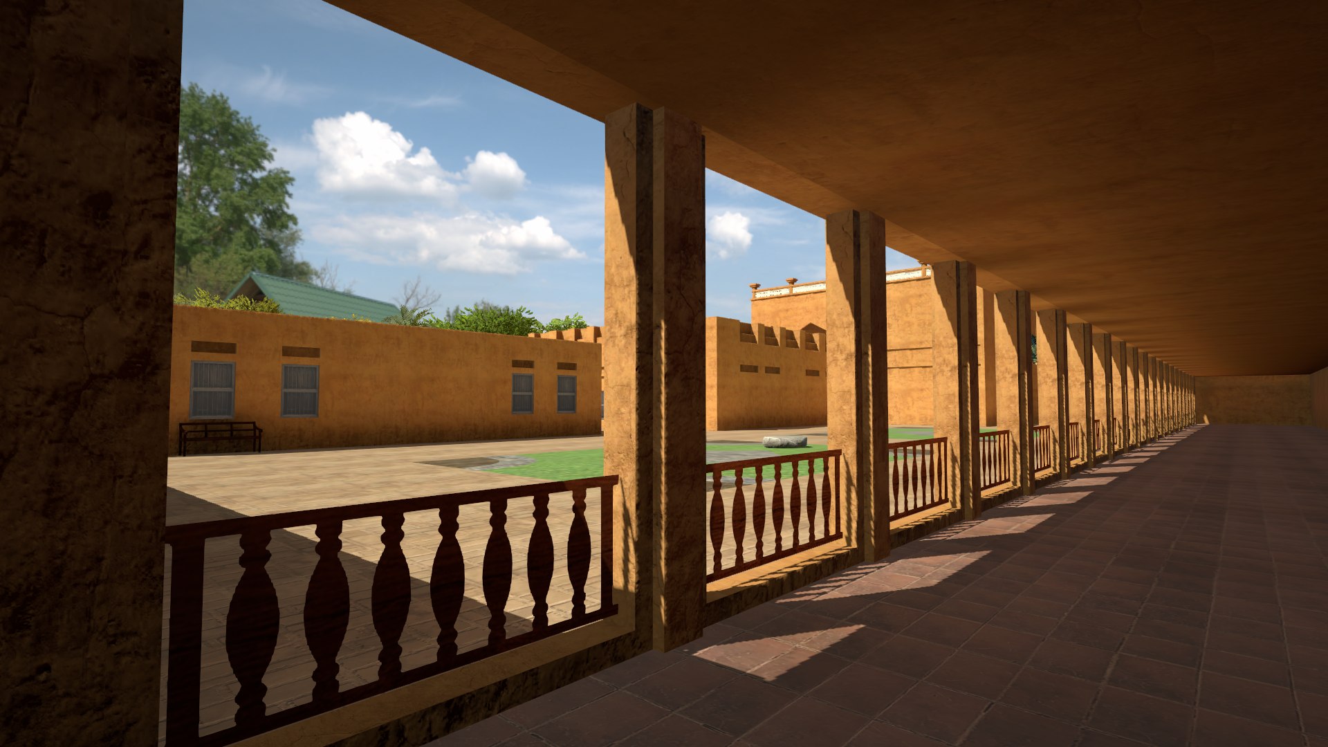 3D Al Ain Museum - TurboSquid 2149800