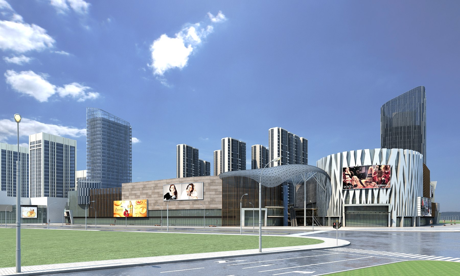 Modern Building 39 3D Model - TurboSquid 1964661