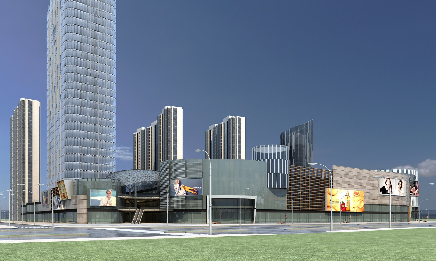 Modern Building 39 3D Model - TurboSquid 1964661