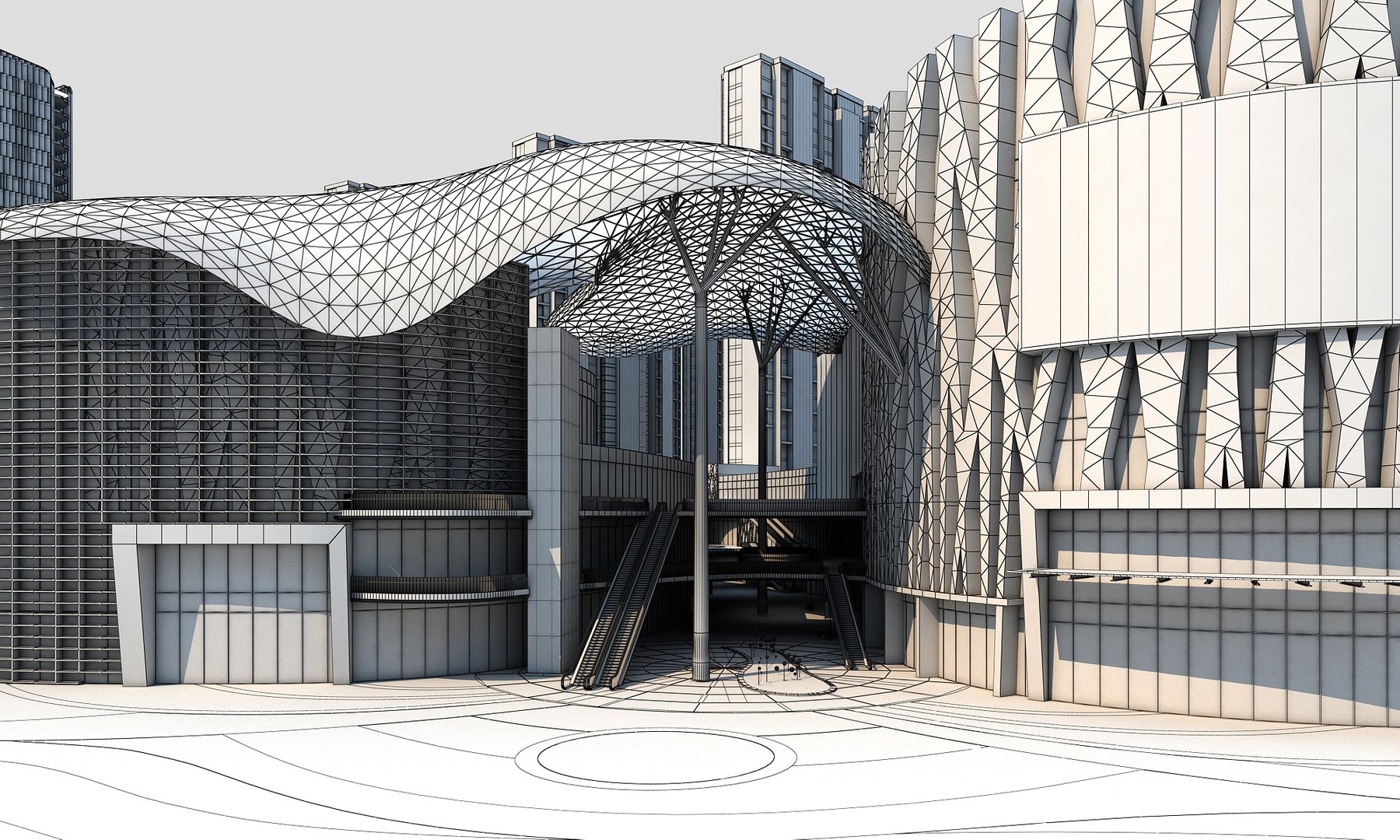 Modern Building 39 3D Model - TurboSquid 1964661