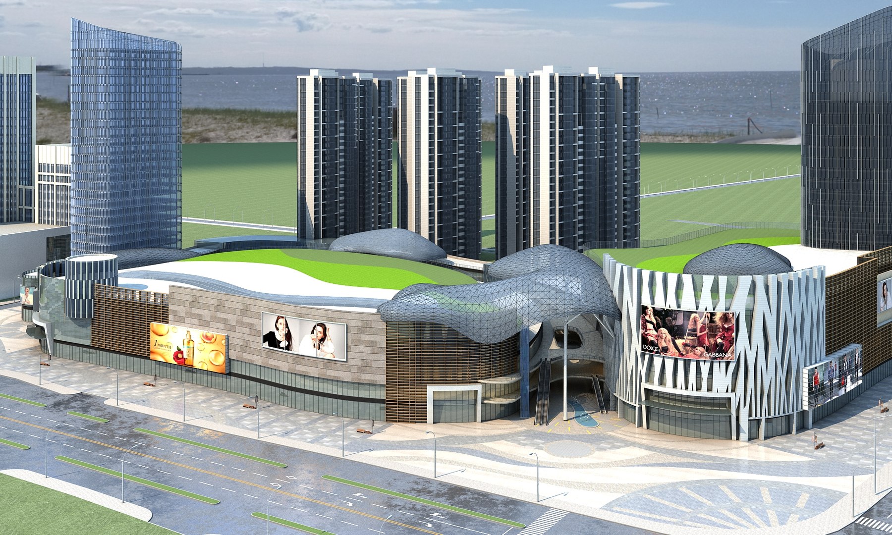 Modern Building 39 3D Model - TurboSquid 1964661