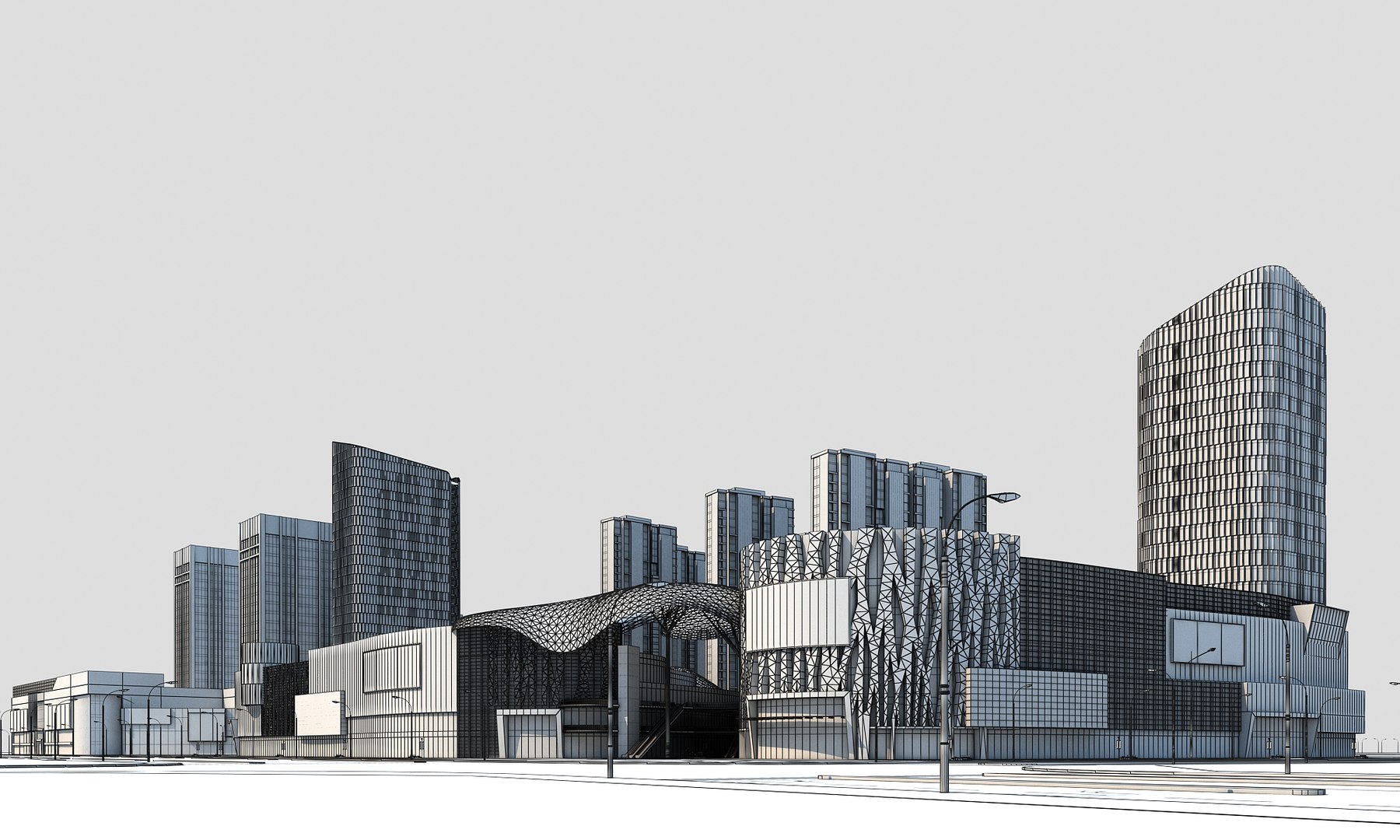 Modern Building 39 3D Model - TurboSquid 1964661