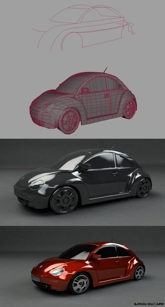 3d car model