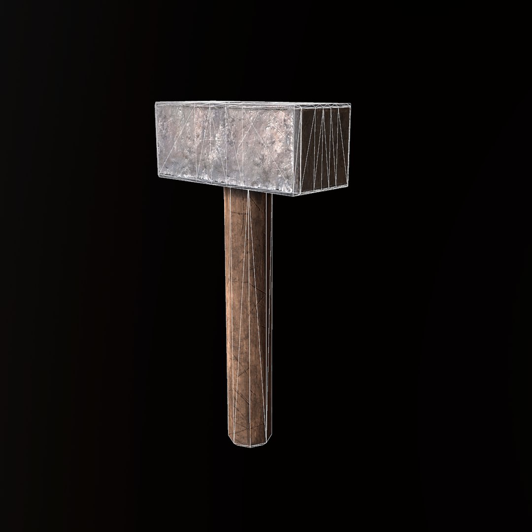 3D pbr ready mallet - TurboSquid 1214218