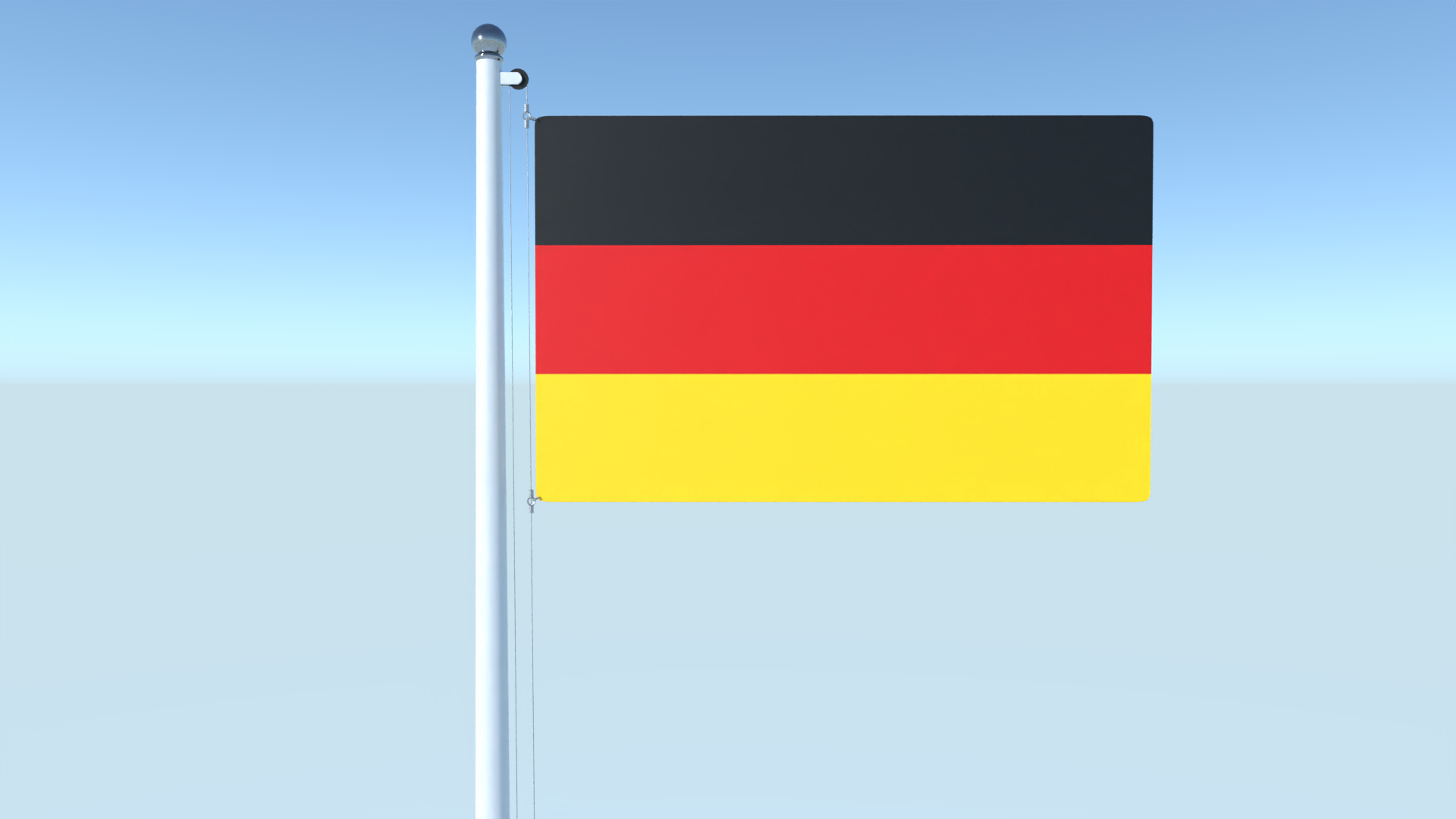 Animated Flag of Germany model - TurboSquid 1729948