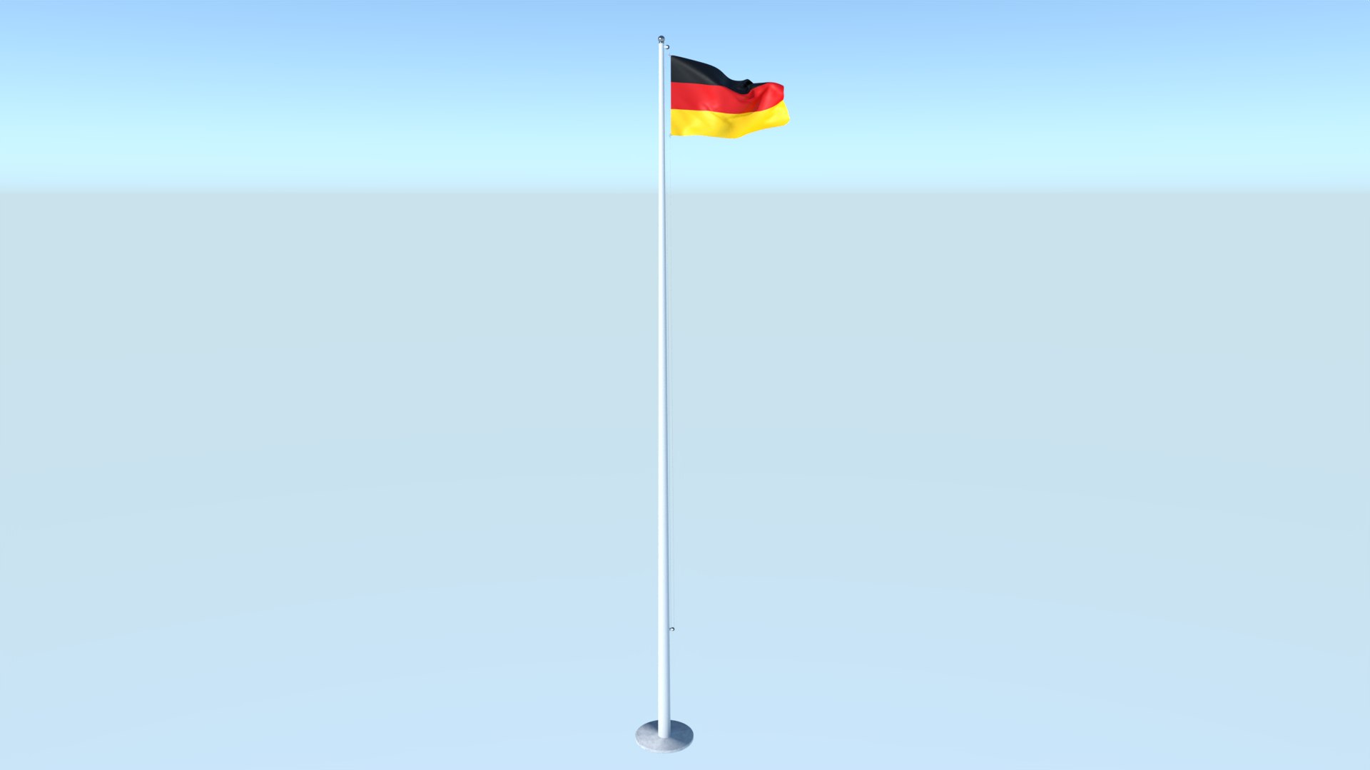 Animated Flag of Germany model - TurboSquid 1729948