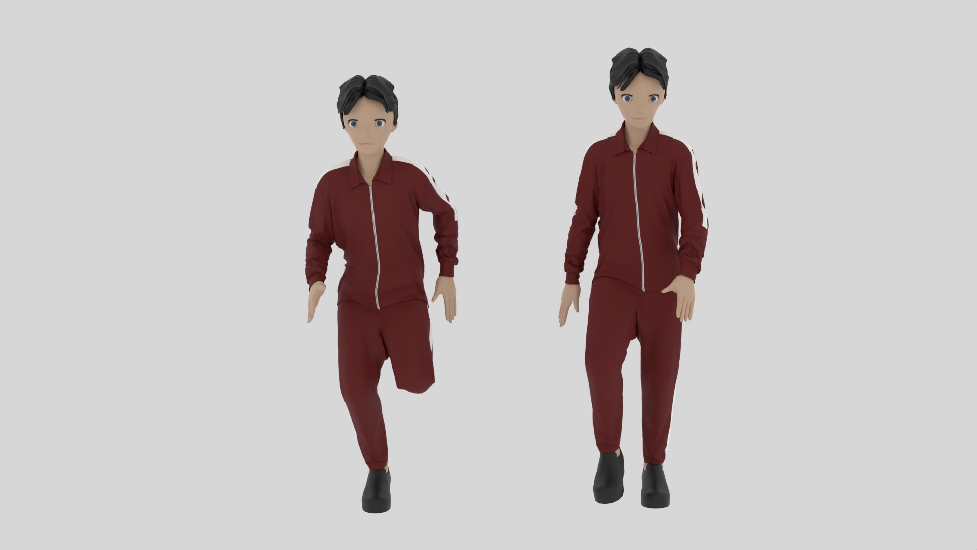 3D Cartoon Character Walking And Running Animation - TurboSquid 2004055