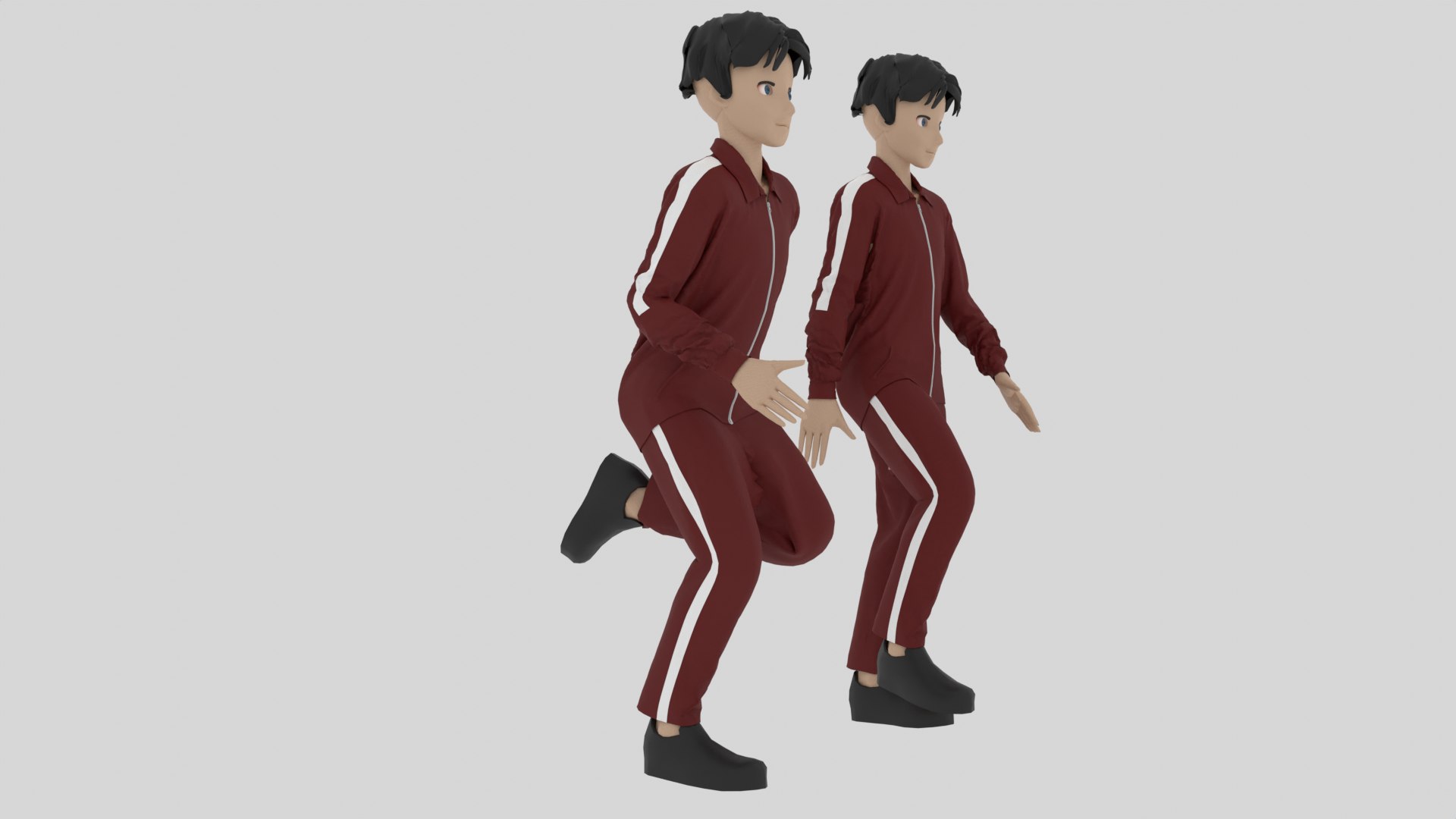 3D Cartoon Character Walking And Running Animation - TurboSquid 2004055