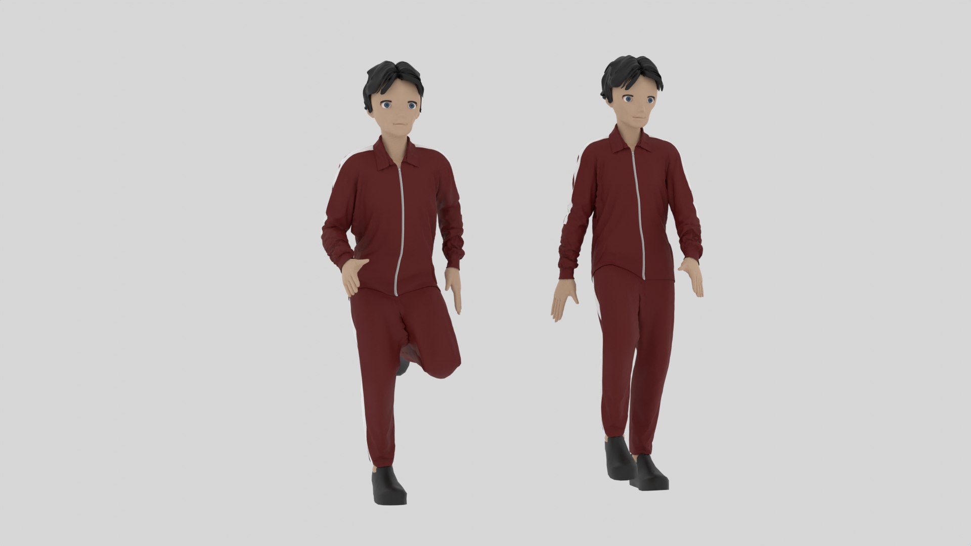 3D Cartoon Character Walking And Running Animation - TurboSquid 2004055