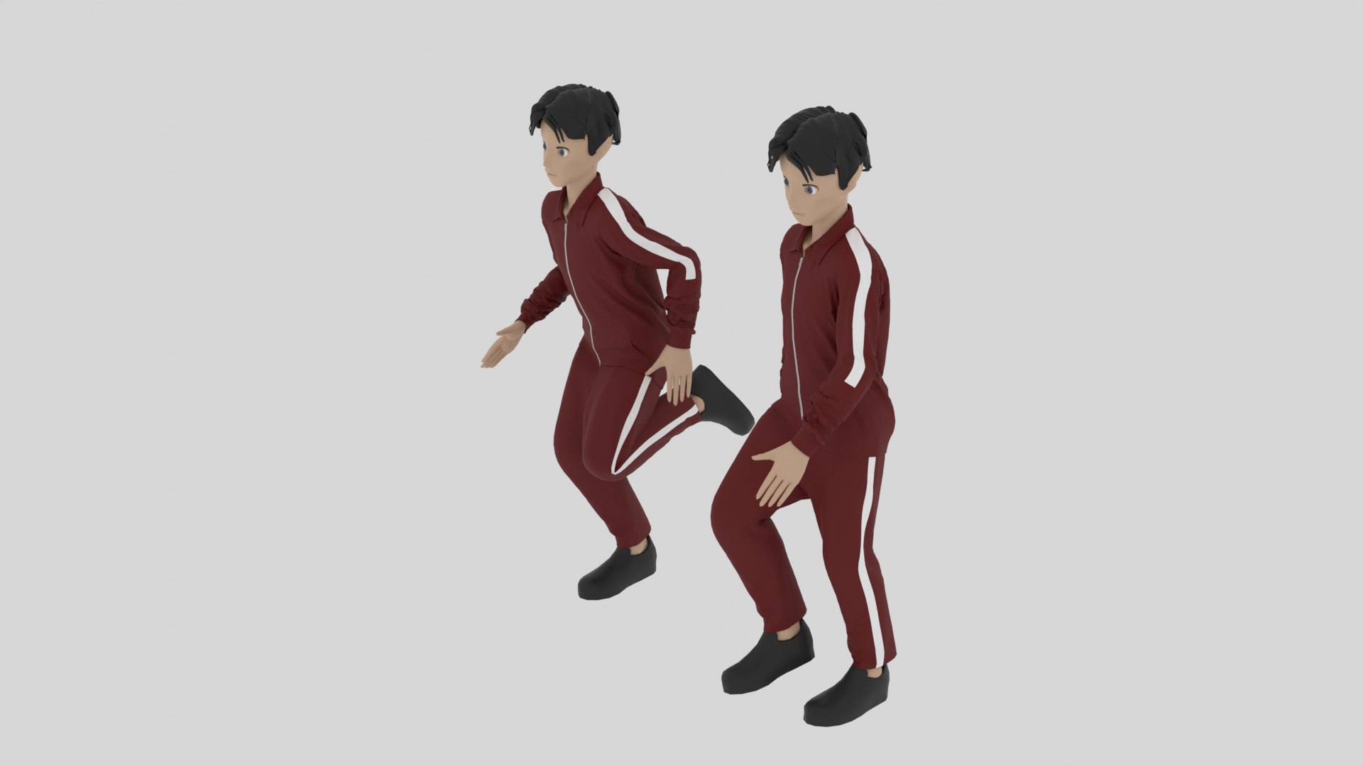 3D Cartoon Character Walking And Running Animation - TurboSquid 2004055