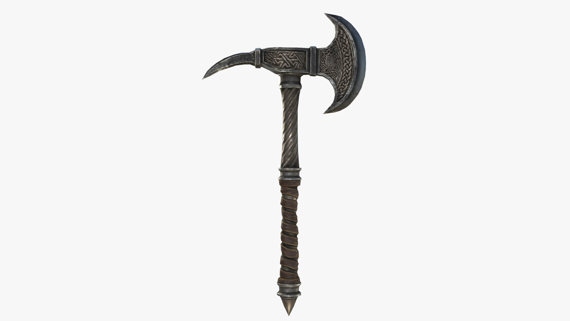 3D Model Fantasy Axe RPG Boarding Axe Viking One Handed Celtic ...