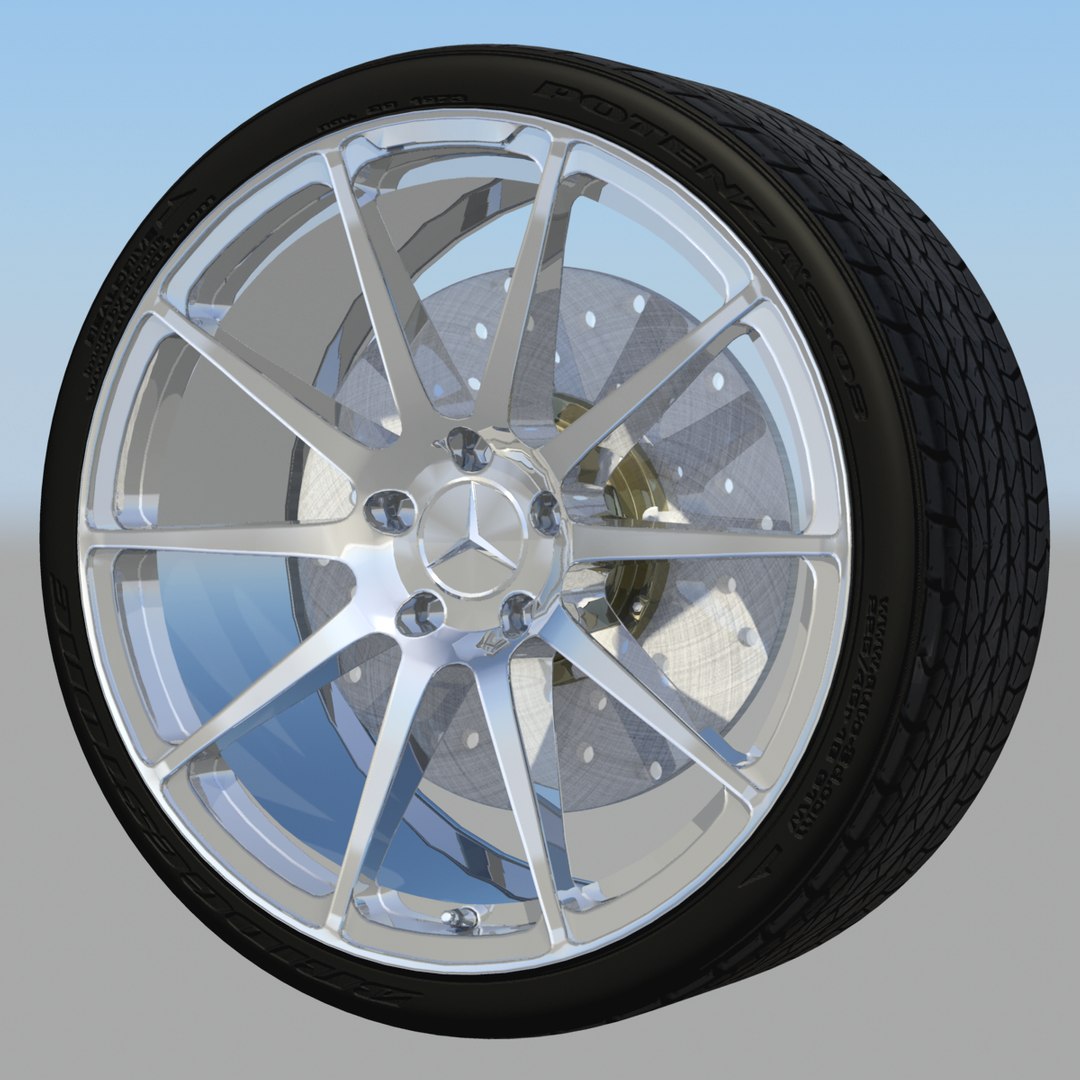 3d Sport Wheel Rim Model