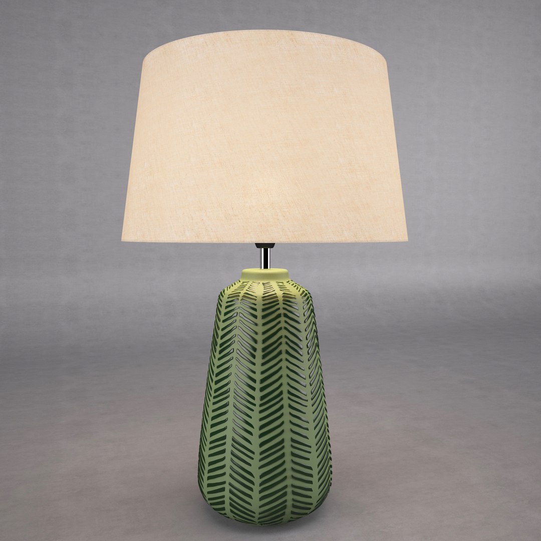 modern table lamp 3d model