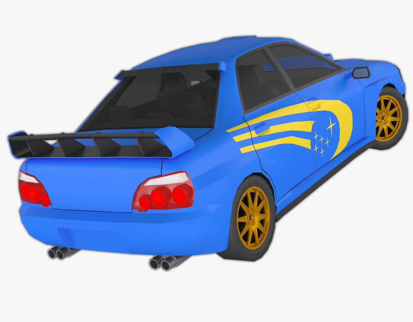 3 Rally Cars Pack 3D Model - TurboSquid 1562988