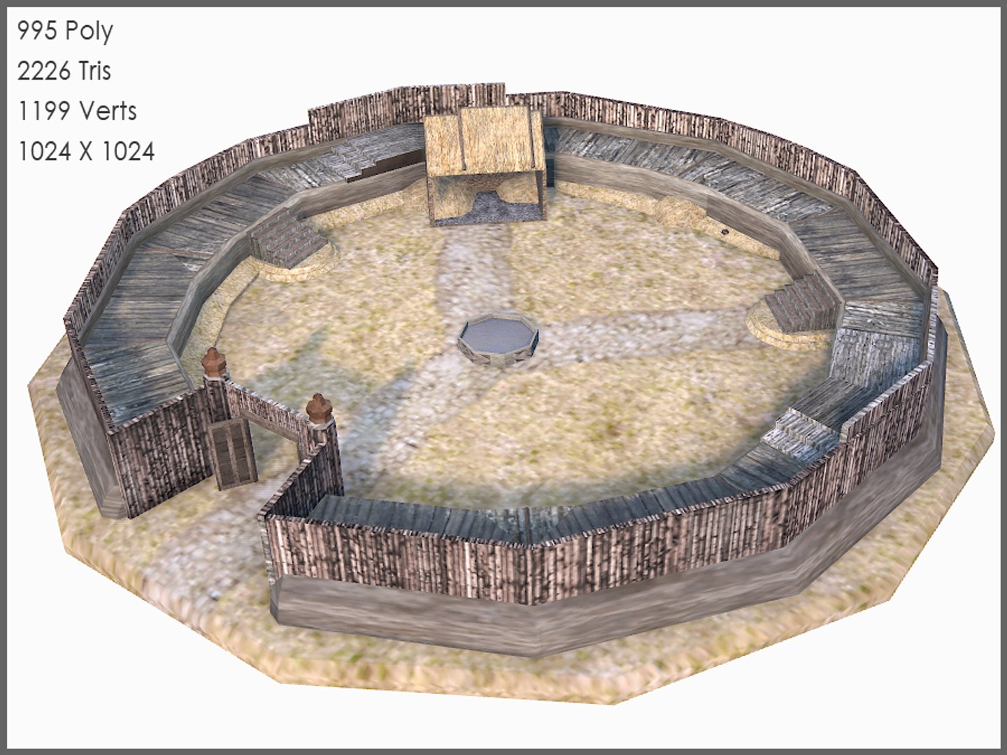3d max celtic fort