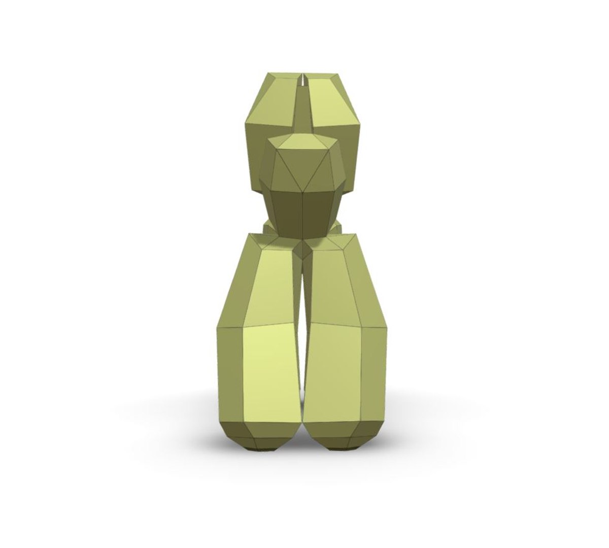 3D Baloon Dog Stay Model - TurboSquid 1548499