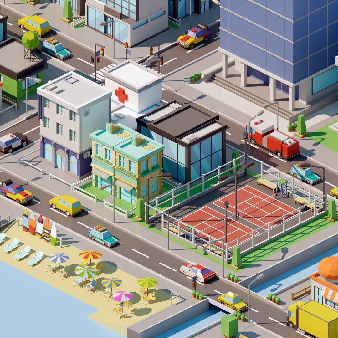 3D Tile Pack City 3 Tile Pack - TurboSquid 1827698