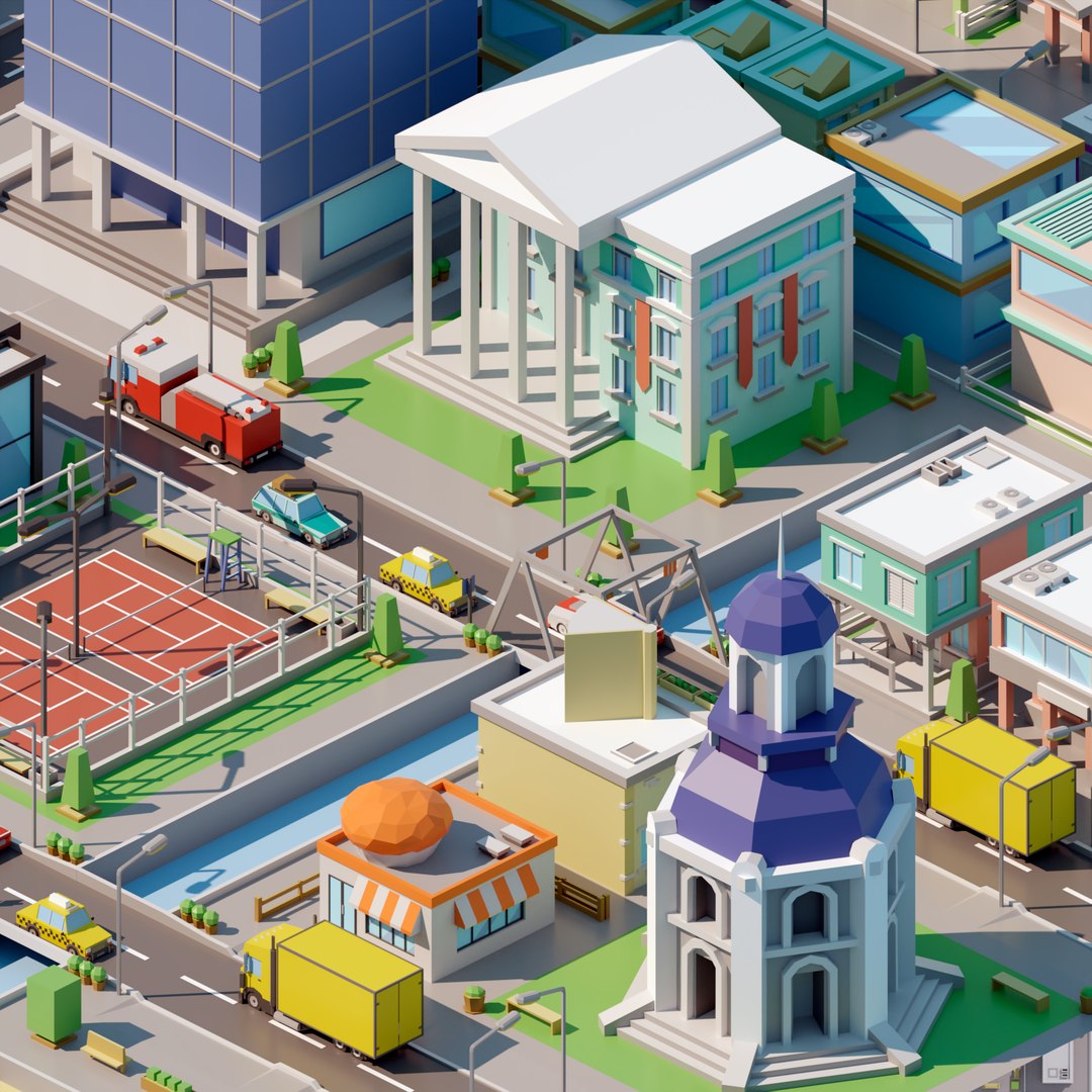 3D Tile Pack City 3 Tile Pack - TurboSquid 1827698