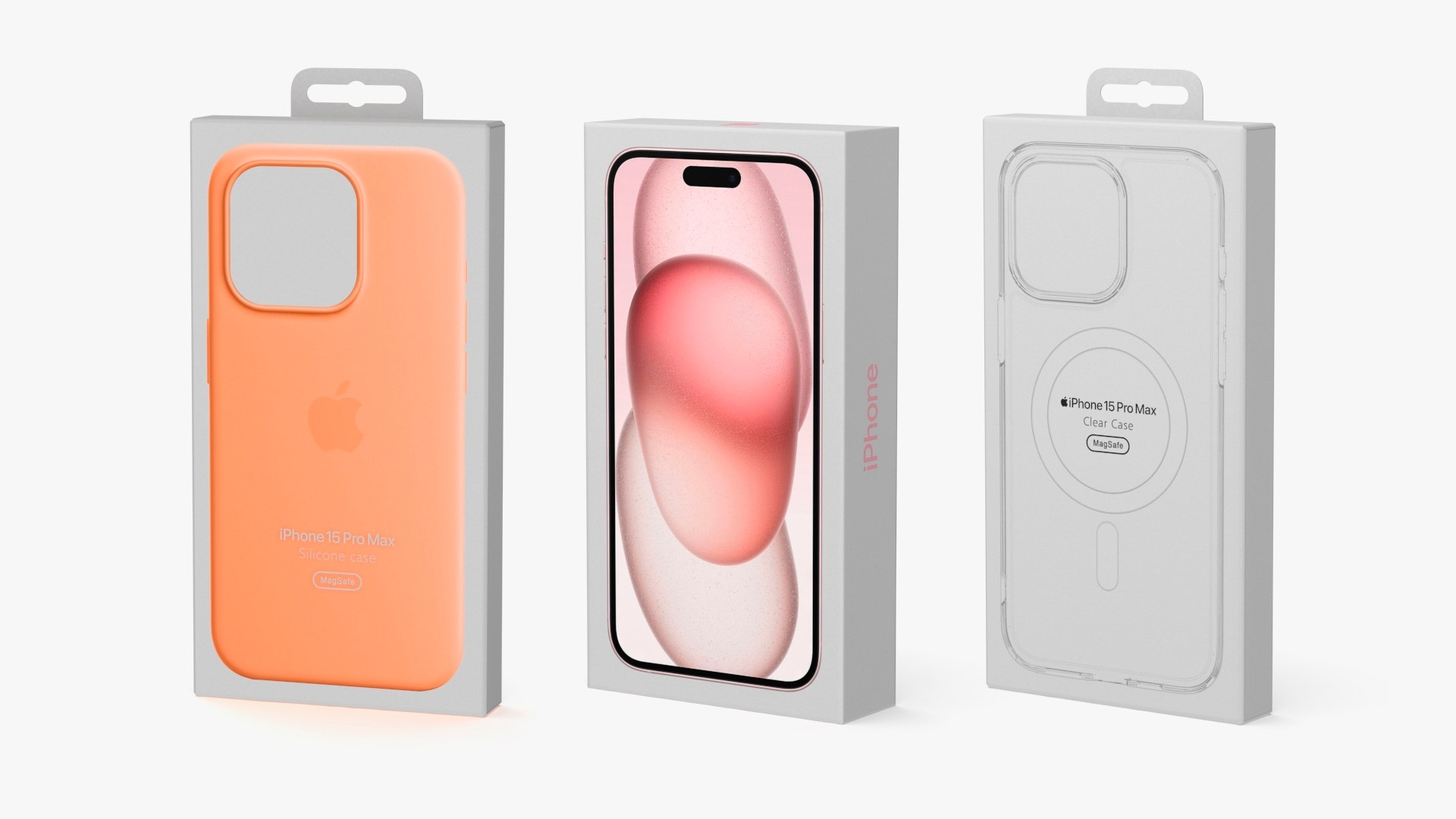 3D Apple IPhone 15 Packaging Collection - TurboSquid 2237552