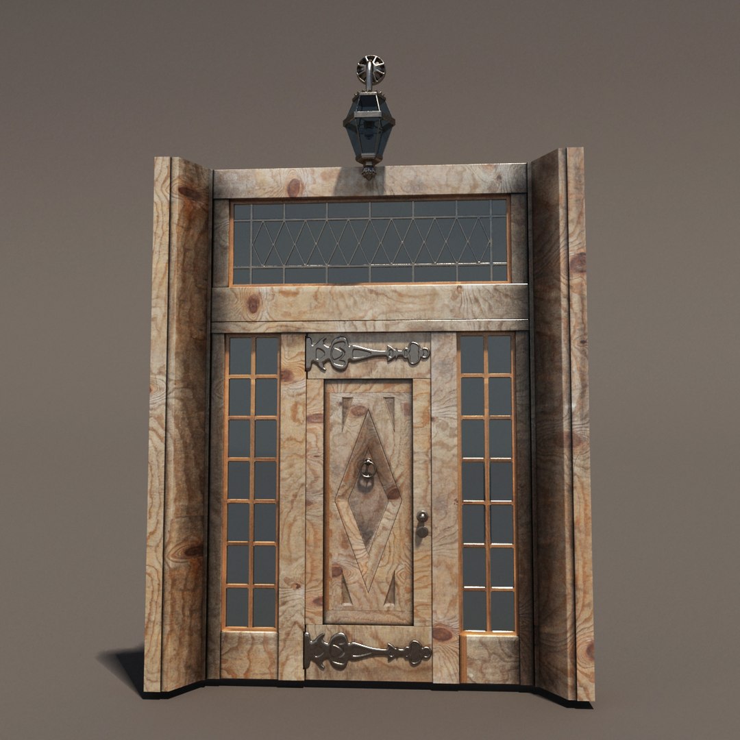 Door Modelled 3ds