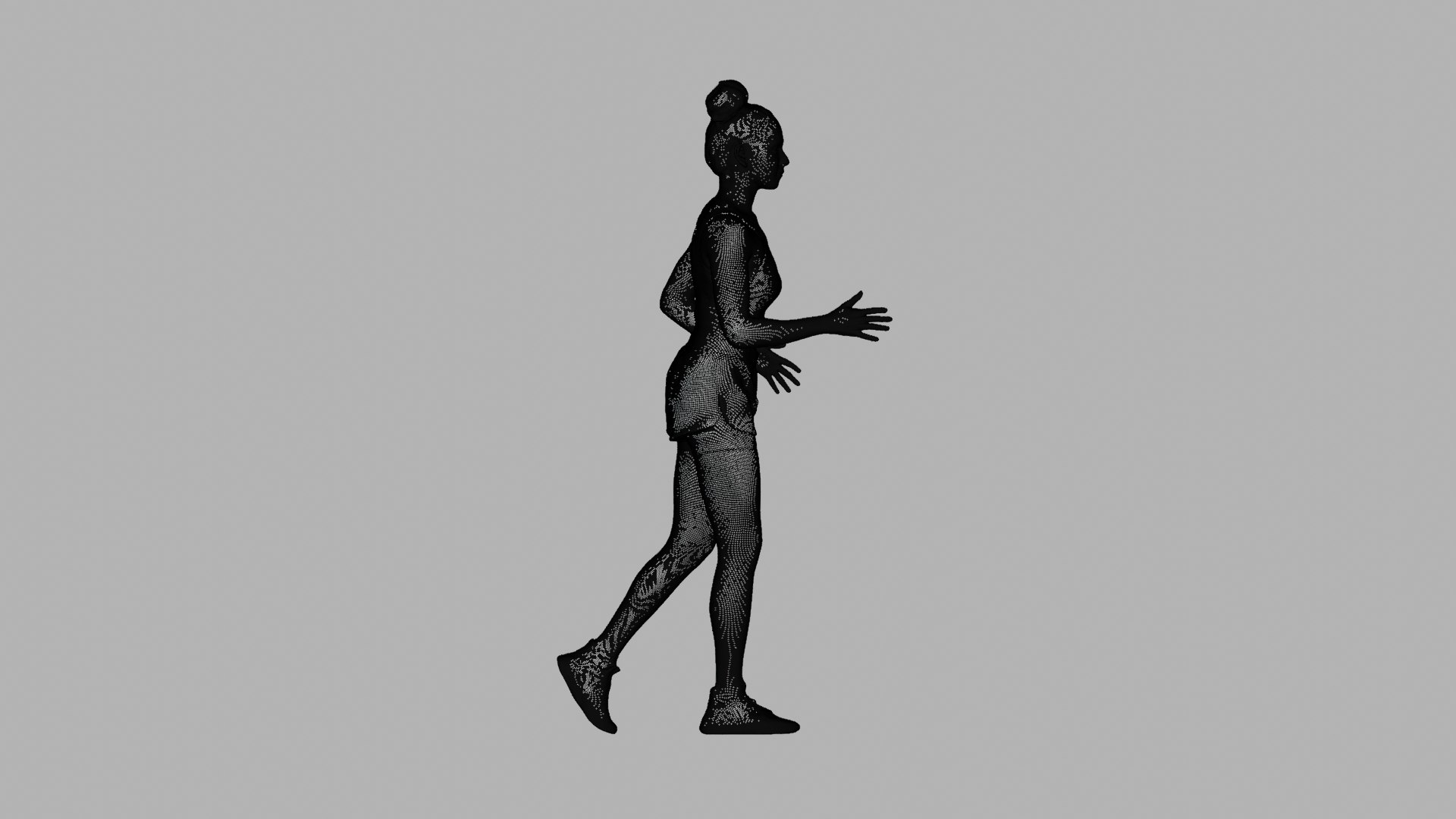 Female Running Pose 3D Model - TurboSquid 2028942