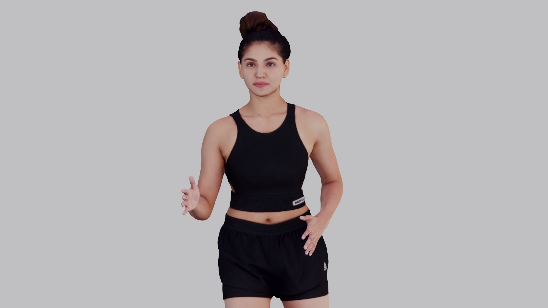 Female Running Pose 3D Model - TurboSquid 2028942