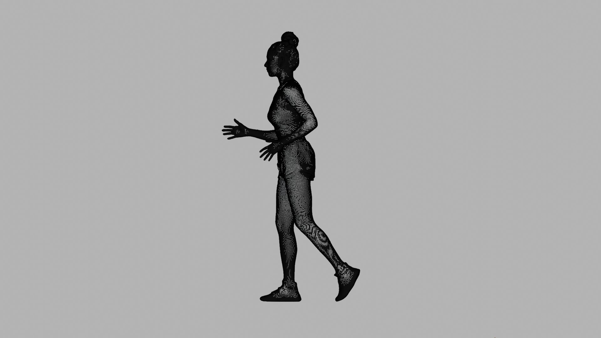 Female Running Pose 3D Model - TurboSquid 2028942